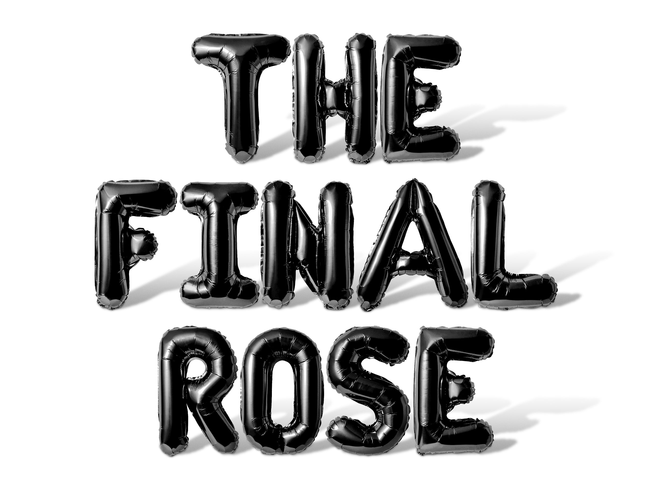 Letter Balloons - THE FINAL ROSE 16" Inch Alphabet Letters Foil Mylar ...