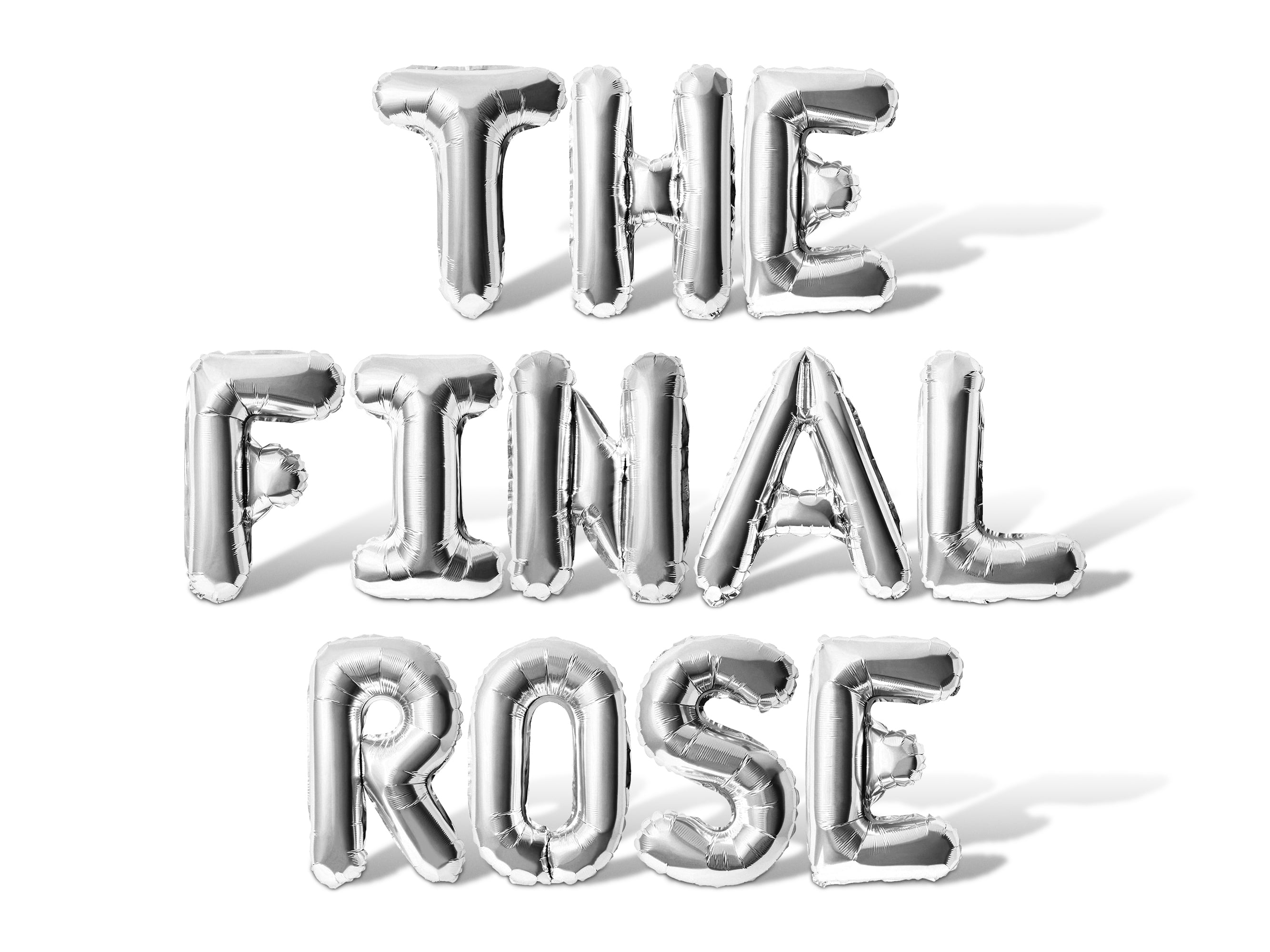 Letter Balloons - THE FINAL ROSE 16" Inch Alphabet Letters Foil Mylar ...