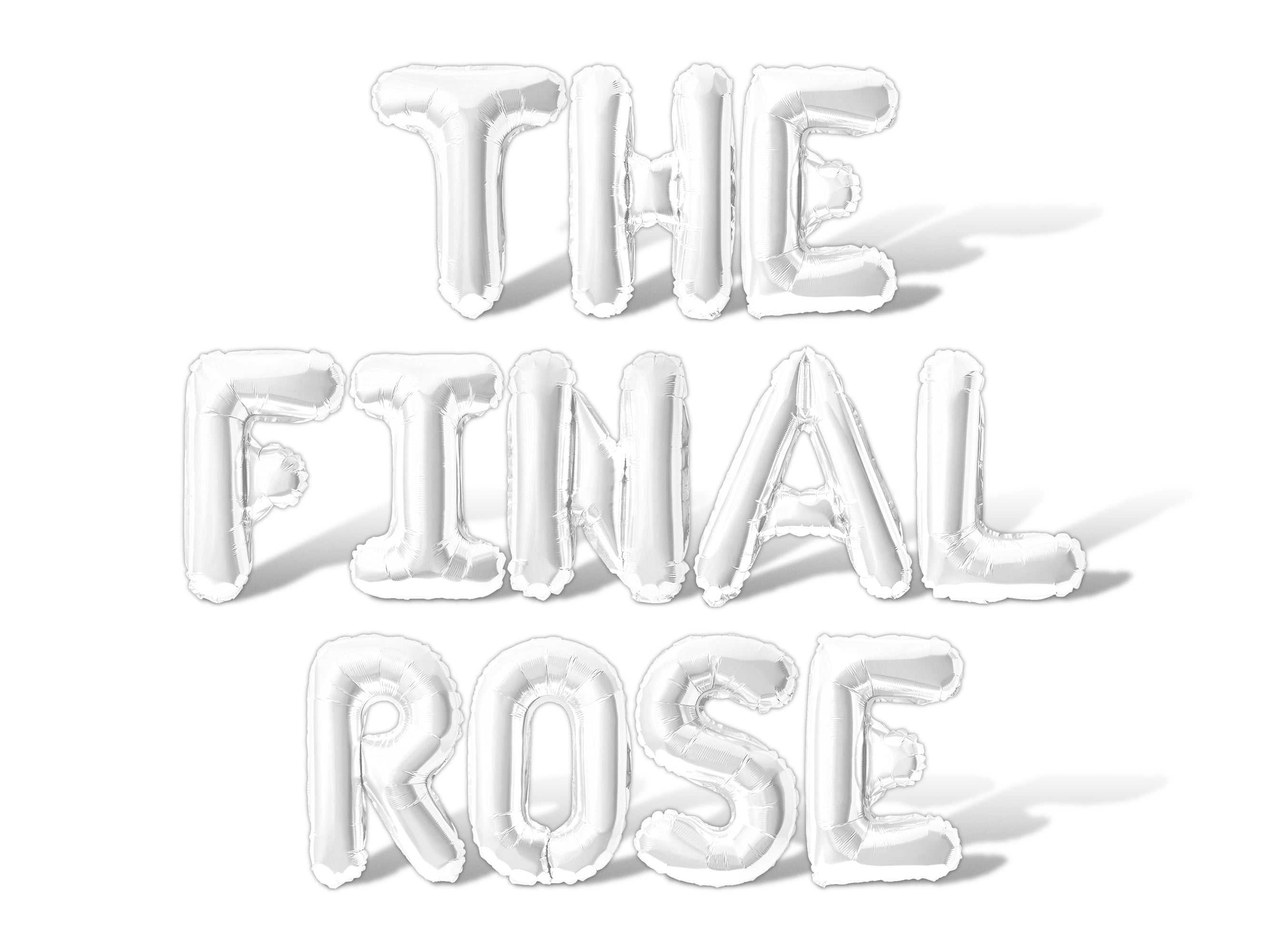 Letter Balloons - THE FINAL ROSE 16" Inch Alphabet Letters Foil Mylar ...