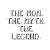 Letter Balloons - THE MOM THE MYTH THE LEGEND 16" Inch Alphabet Letters ...