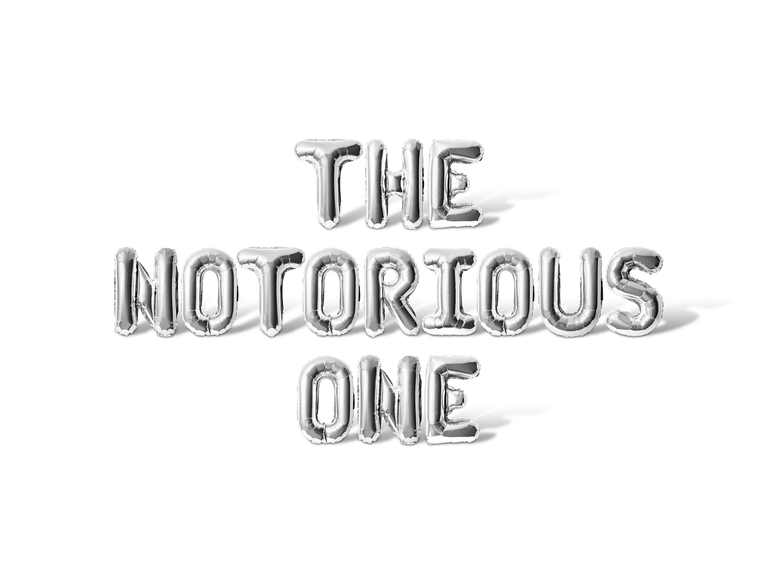 Letter Balloons - THE NOTORIOUS ONE 16" Inch Alphabet Letters Foil ...