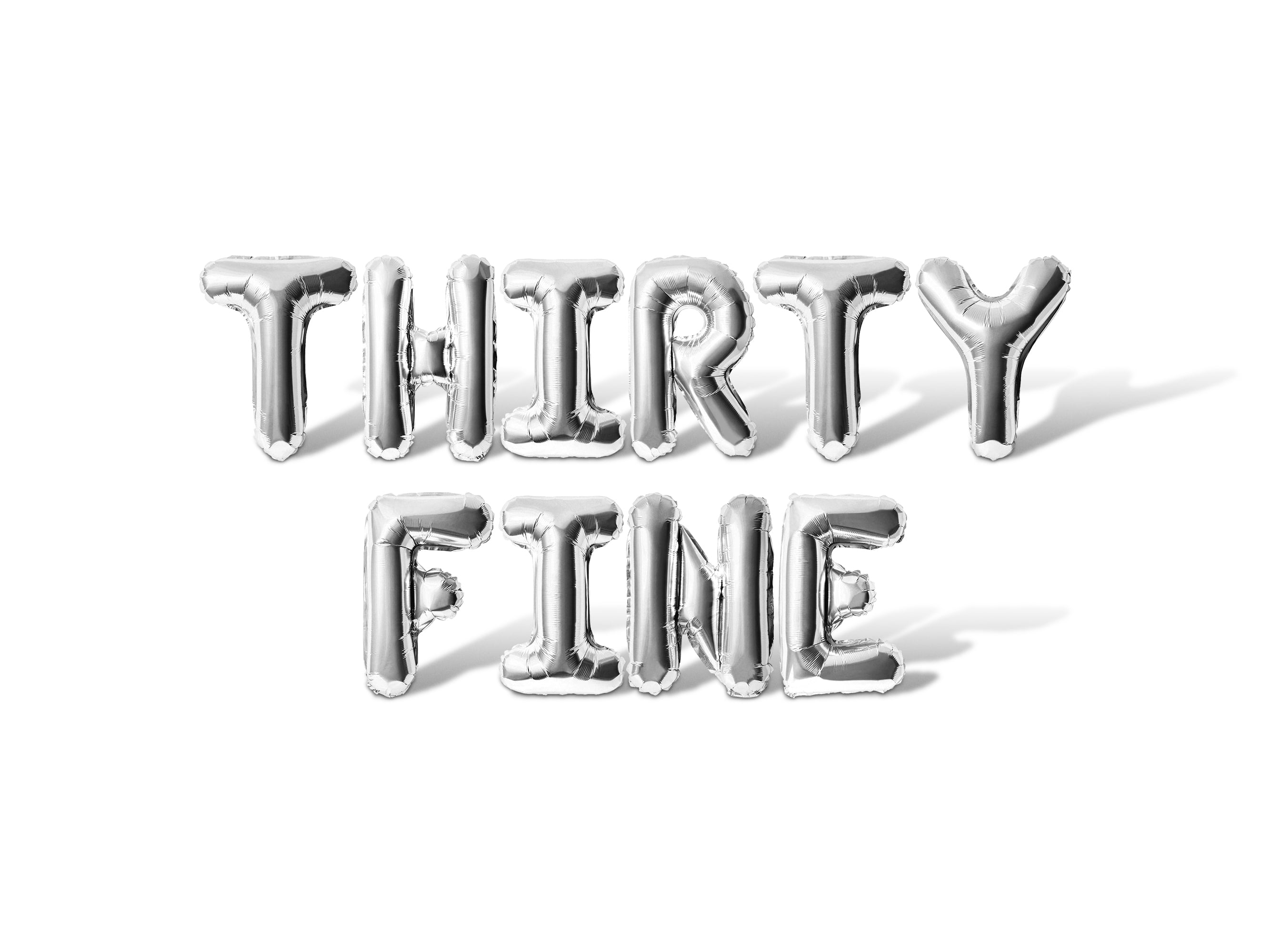 Letter Balloons - THIRTY FINE 16" Inch Alphabet Letters Foil Mylar ...