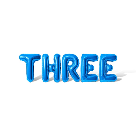 Letter Balloons - THREE 16" Inch Alphabet Letters Foil Mylar Balloon ...