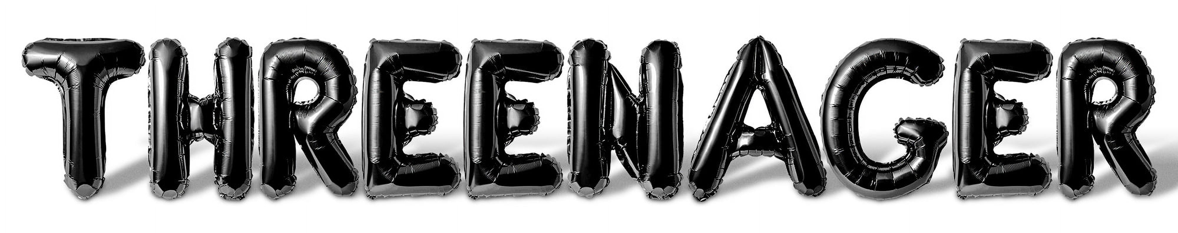 Letter Balloons - THREENAGER 16" Inch Alphabet Letters Foil Mylar ...