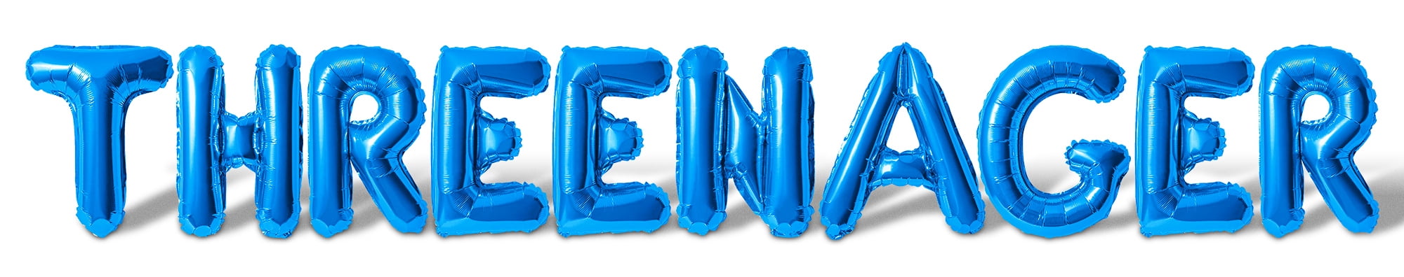 Letter Balloons - THREENAGER 16" Inch Alphabet Letters Foil Mylar ...