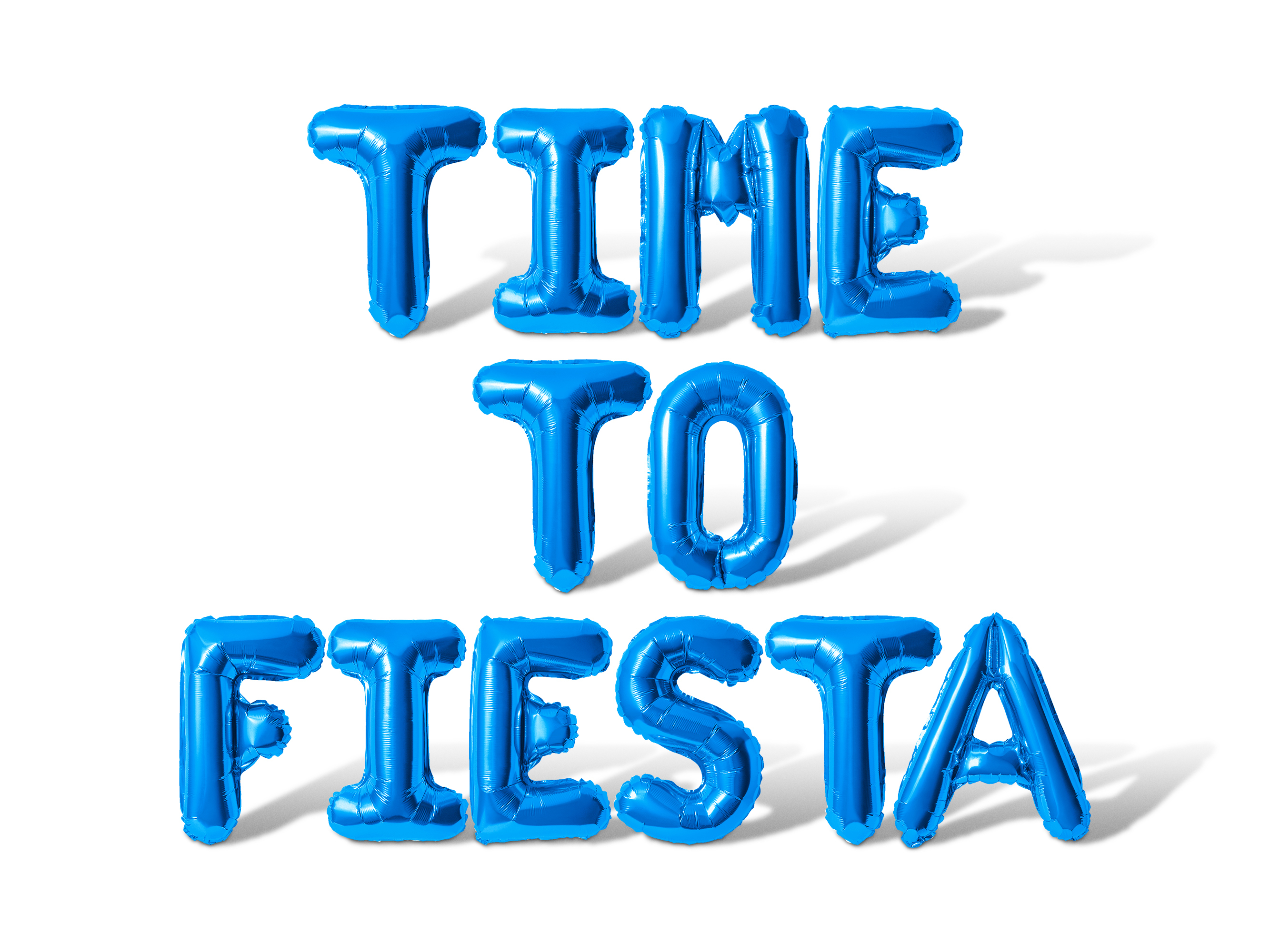 Letter Balloons - TIME TO FIESTA 16" Inch Alphabet Letters Foil Mylar ...