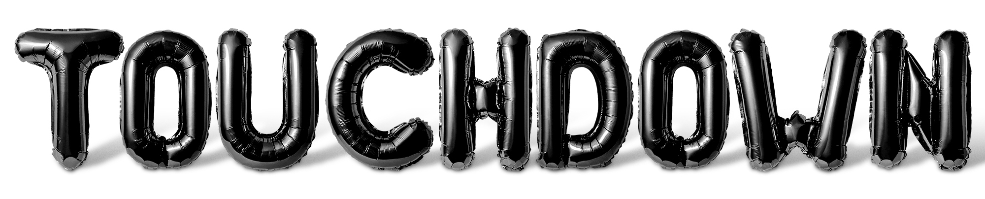 Letter Balloons - TOUCHDOWN 16" Inch Alphabet Letters Foil Mylar ...