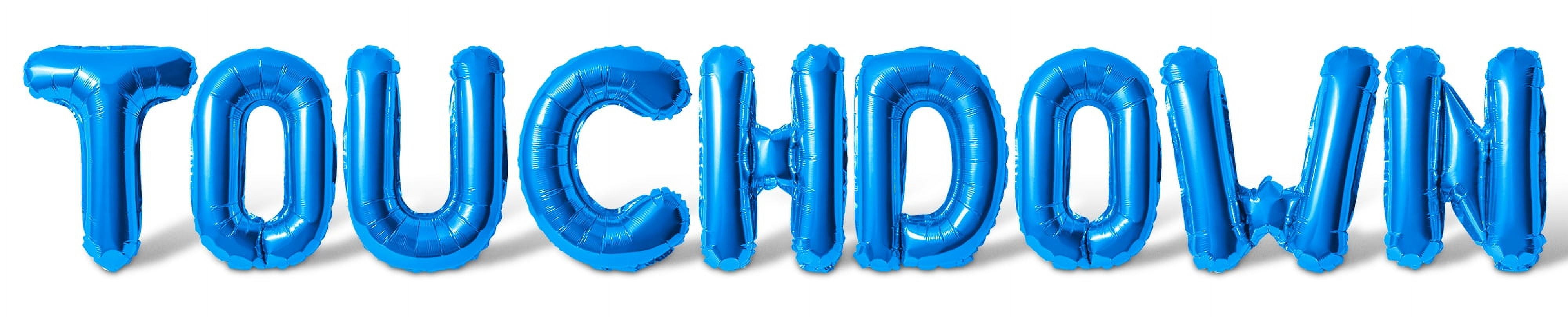 Letter Balloons - TOUCHDOWN 16" Inch Alphabet Letters Foil Mylar ...