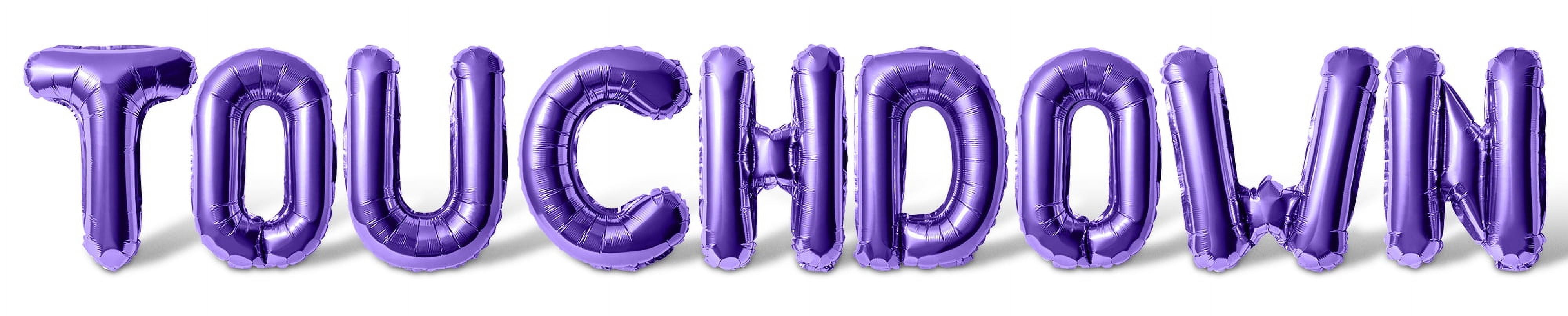 Letter Balloons - TOUCHDOWN 16" Inch Alphabet Letters Foil Mylar ...