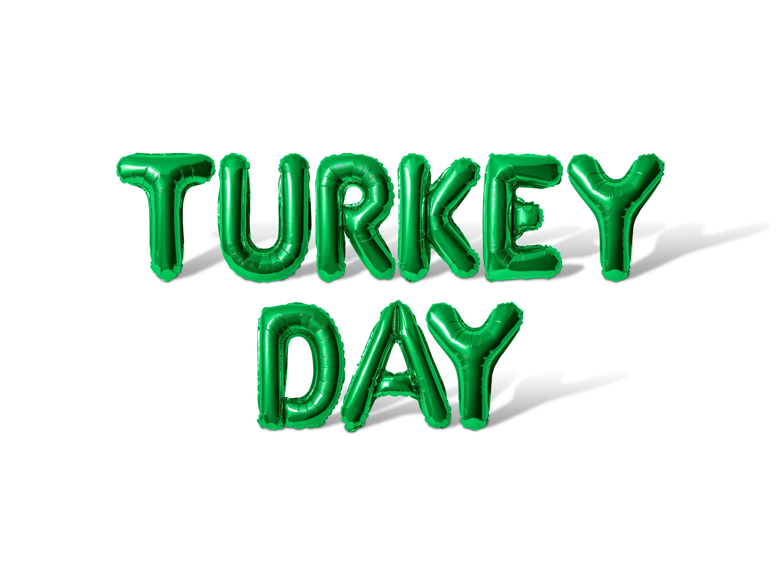 Letter Balloons - TURKEY DAY 16" Inch Alphabet Letters Foil Mylar ...