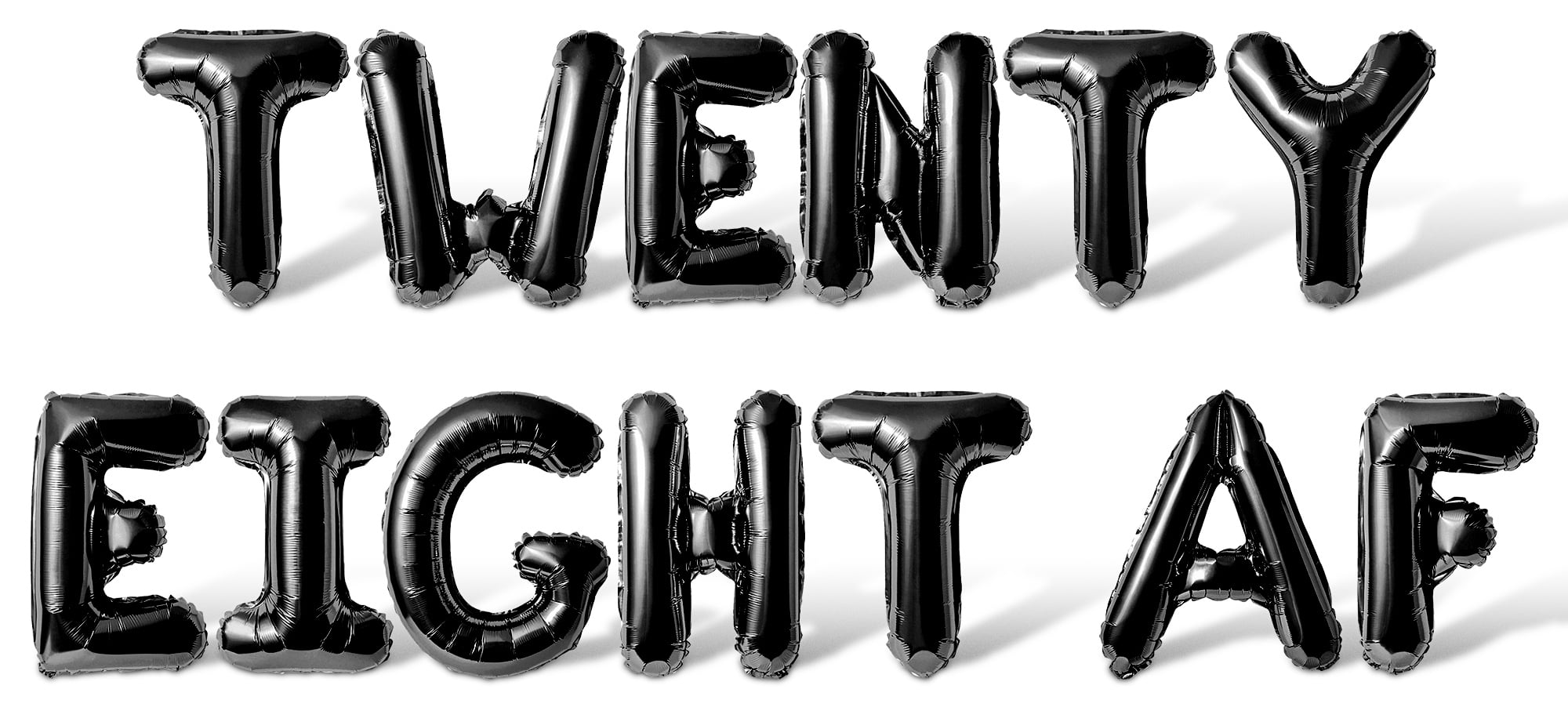 Letter Balloons - TWENTY EIGHT AF 16" Inch Alphabet Letters Foil Mylar ...