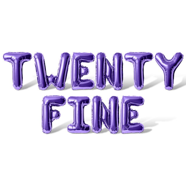 Letter Balloons - TWENTY FINE 16" Inch Alphabet Letters Foil Mylar ...