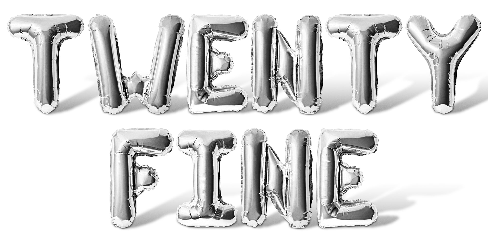Letter Balloons - TWENTY FINE 16" Inch Alphabet Letters Foil Mylar ...
