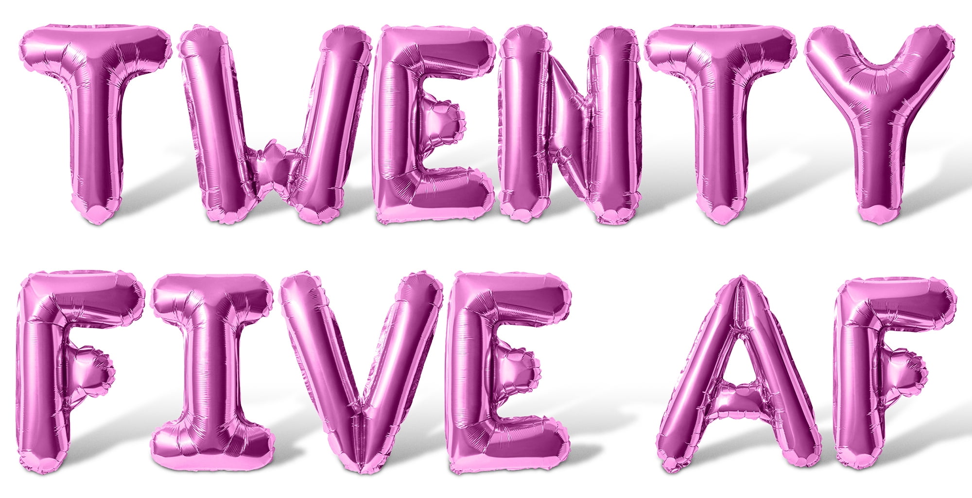 Letter Balloons - TWENTY FIVE AF 16" Inch Alphabet Letters Foil Mylar ...