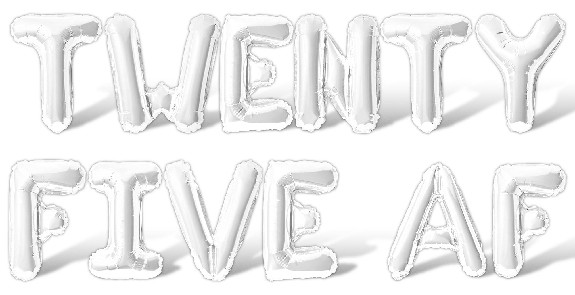 Letter Balloons - TWENTY FIVE AF 16" Inch Alphabet Letters Foil Mylar ...