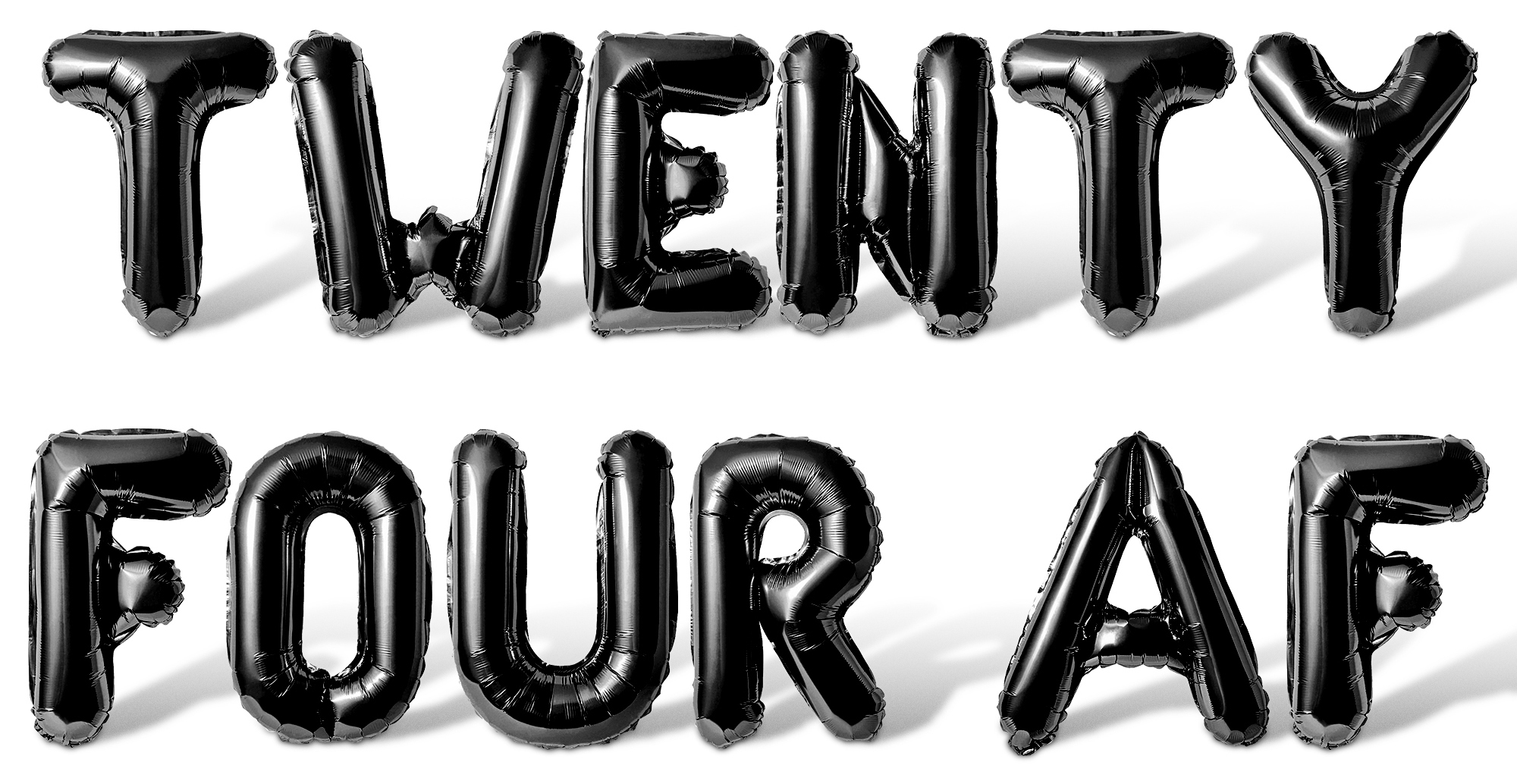 Letter Balloons - TWENTY FOUR AF 16" Inch Alphabet Letters Foil Mylar ...