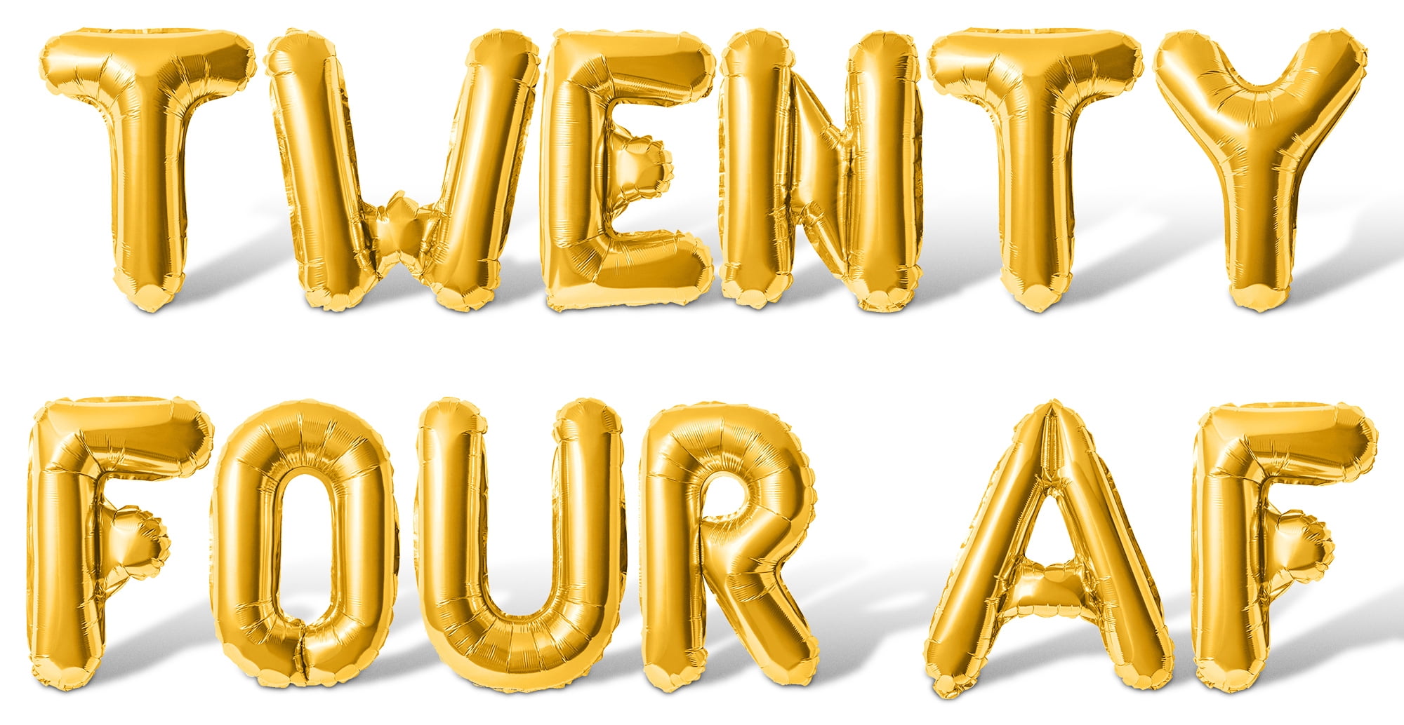Letter Balloons - TWENTY FOUR AF 16" Inch Alphabet Letters Foil Mylar ...