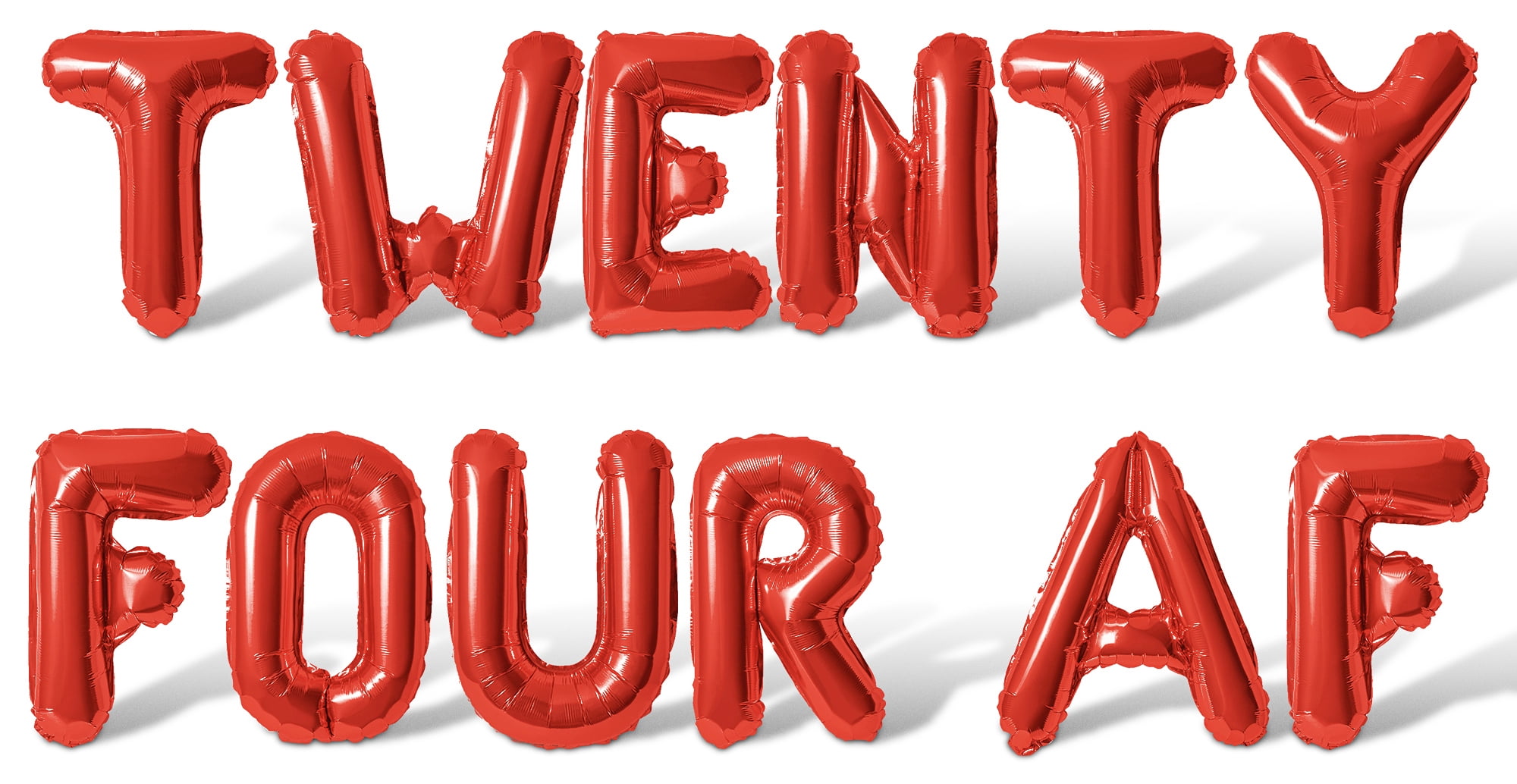 Letter Balloons - TWENTY FOUR AF 16" Inch Alphabet Letters Foil Mylar ...