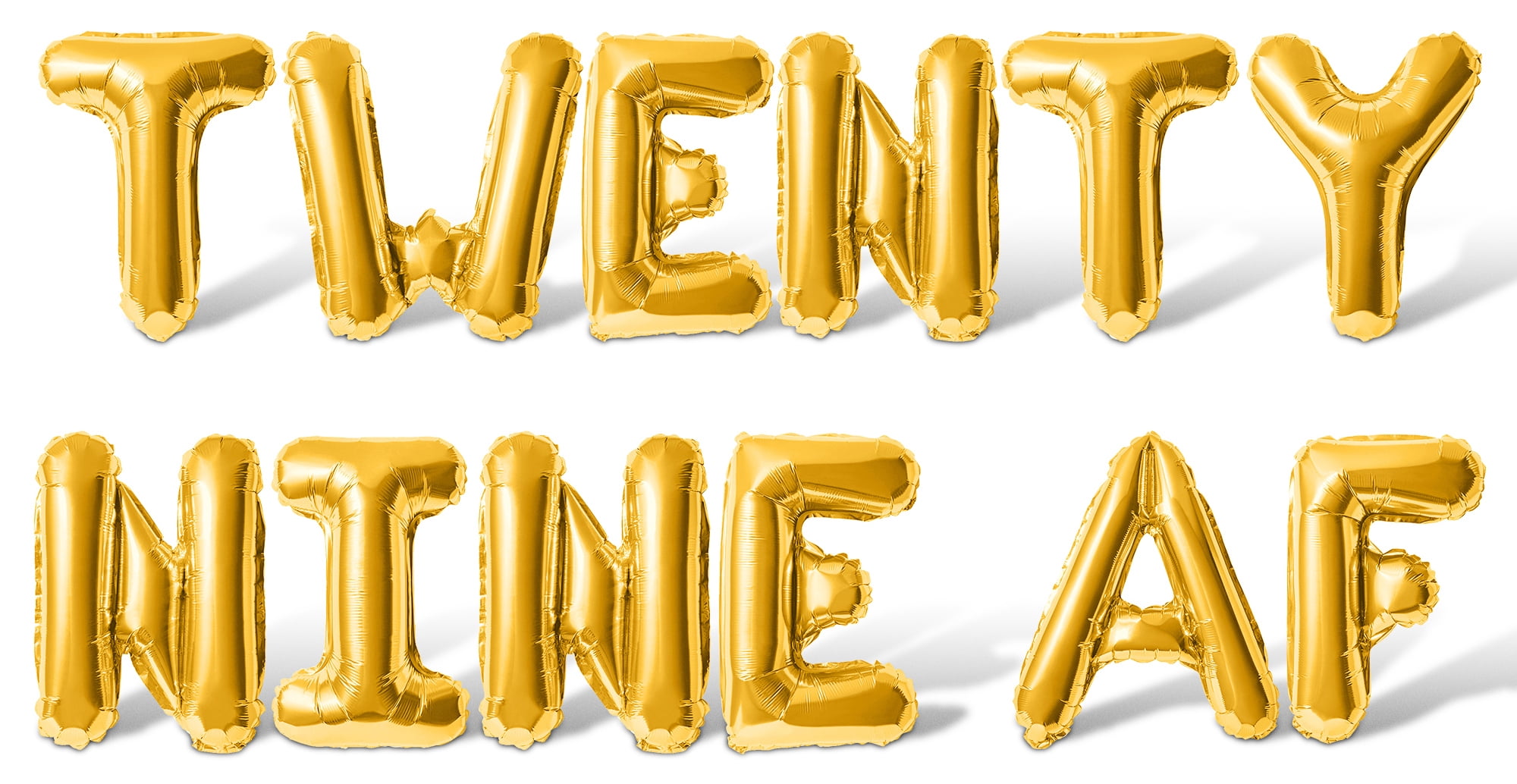 Letter Balloons - TWENTY NINE AF 16" Inch Alphabet Letters Foil Mylar ...
