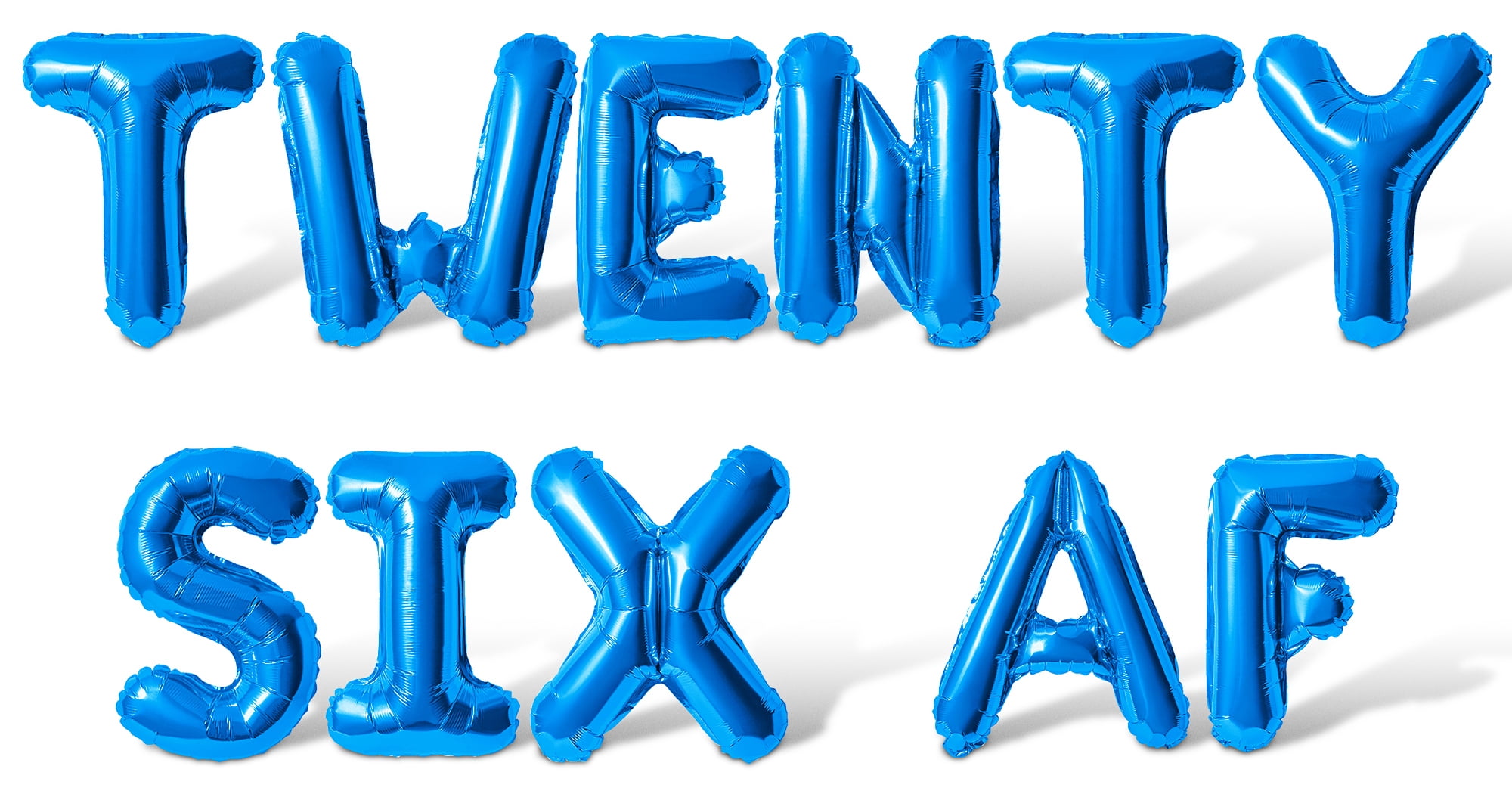 Letter Balloons - TWENTY SIX AF 16" Inch Alphabet Letters Foil Mylar ...