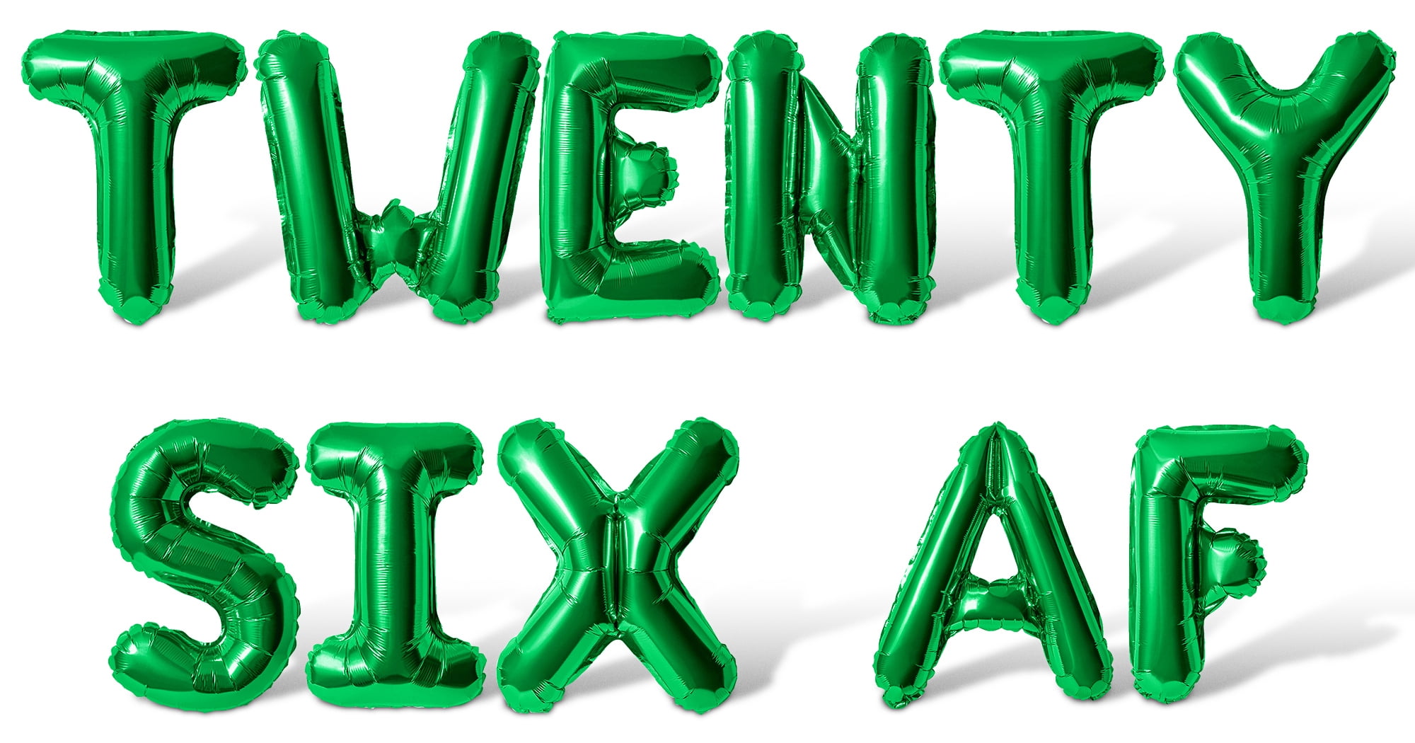 Letter Balloons - TWENTY SIX AF 16" Inch Alphabet Letters Foil Mylar ...