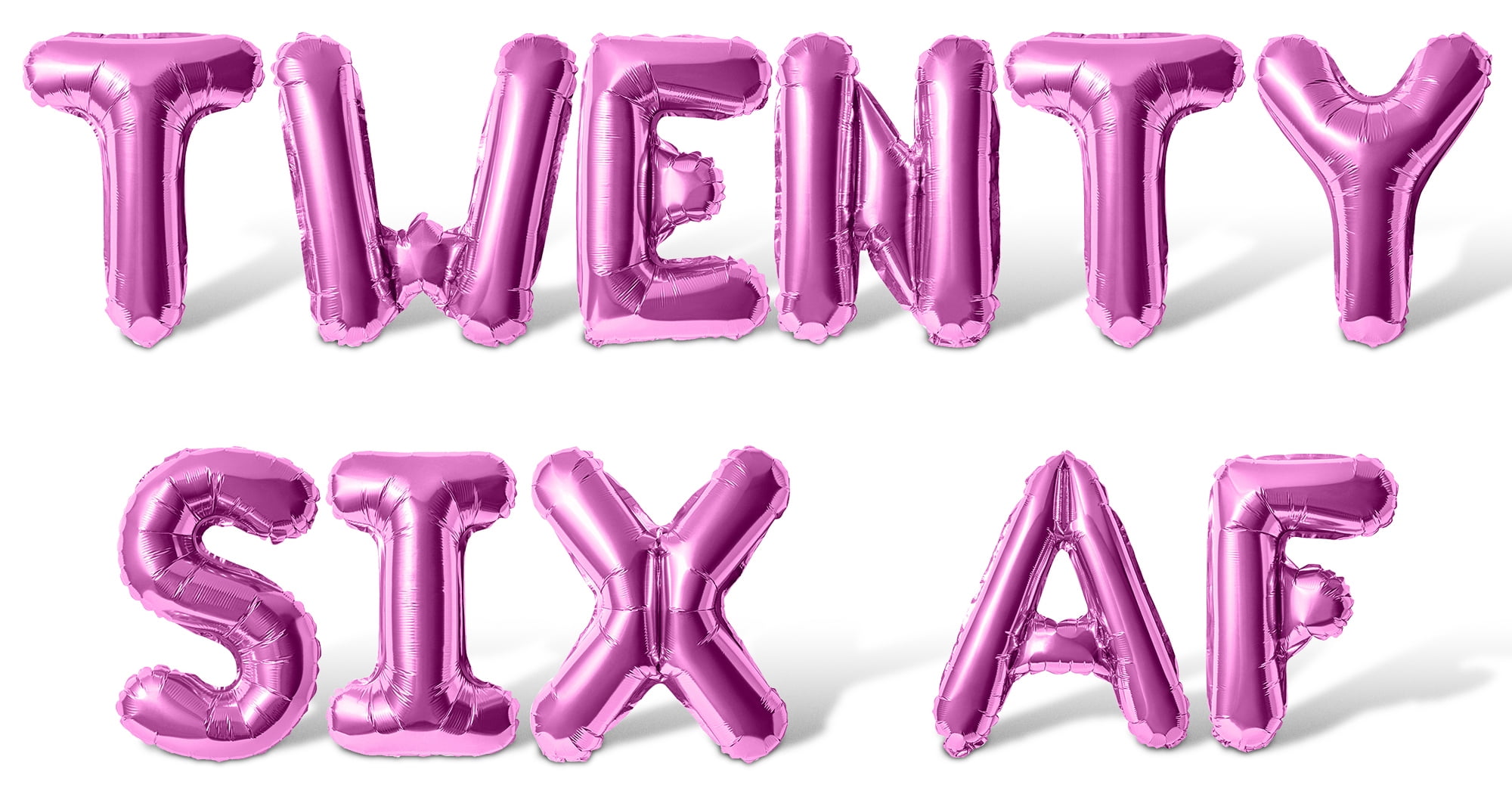 Letter Balloons - TWENTY SIX AF 16" Inch Alphabet Letters Foil Mylar ...