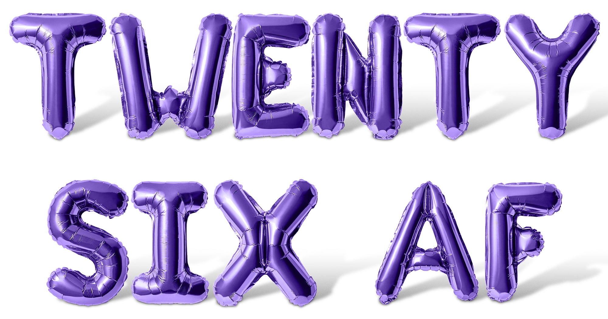 Letter Balloons - TWENTY SIX AF 16" Inch Alphabet Letters Foil Mylar ...