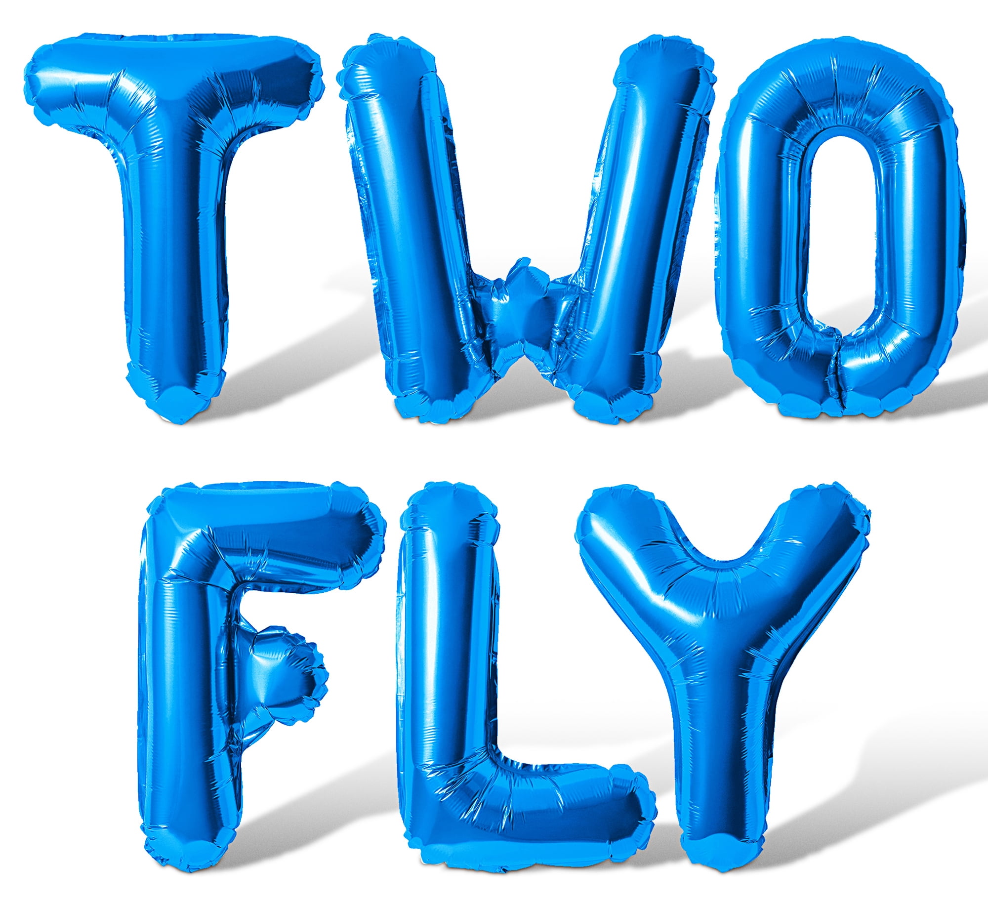Letter Balloons - TWO FLY 16" Inch Alphabet Letters Foil Mylar Balloon ...