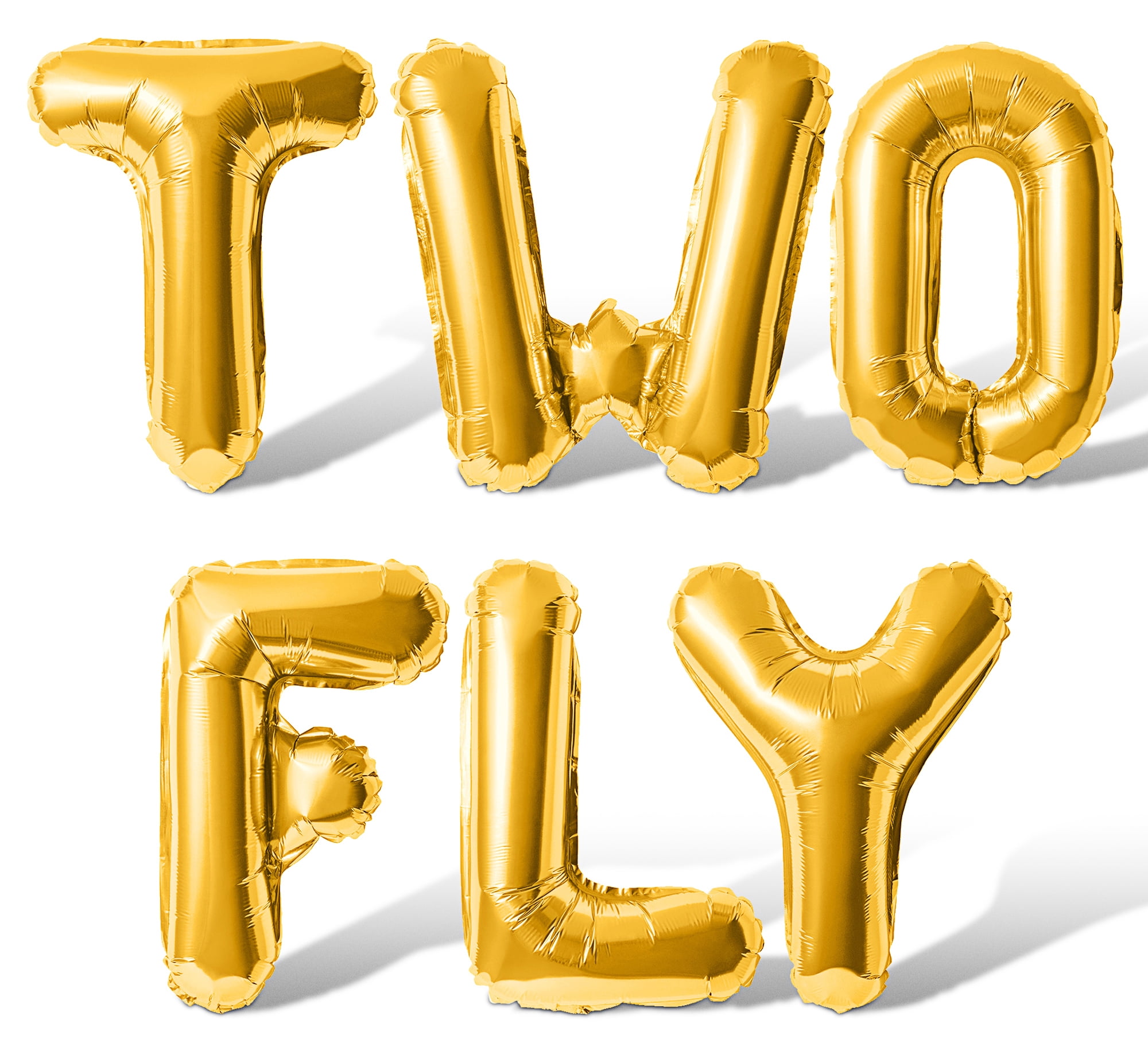 Letter Balloons - TWO FLY 16" Inch Alphabet Letters Foil Mylar Balloon ...