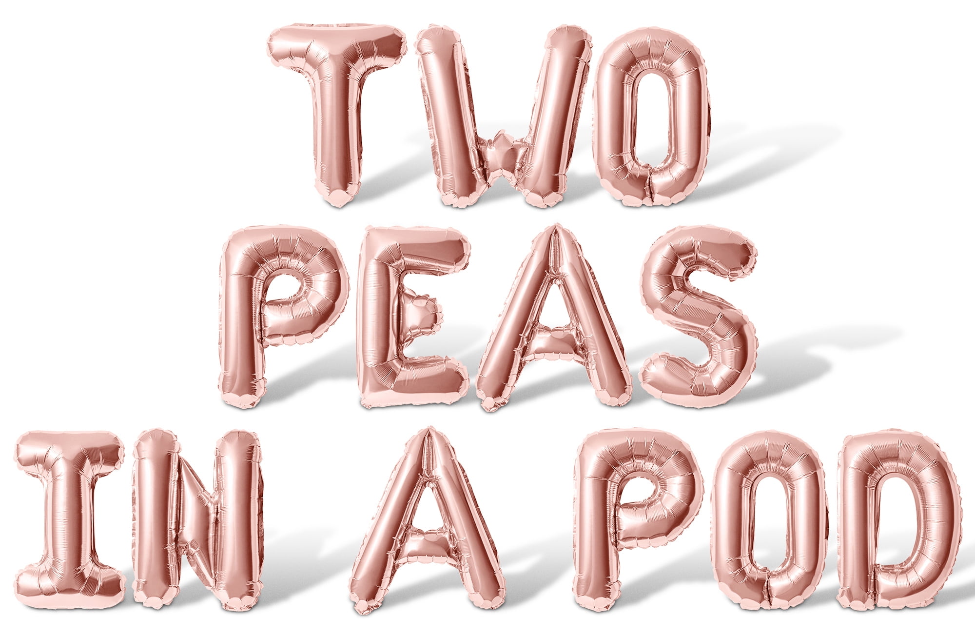 Letter Balloons - TWO PEAS IN A POD 16" Inch Alphabet Letters Foil ...