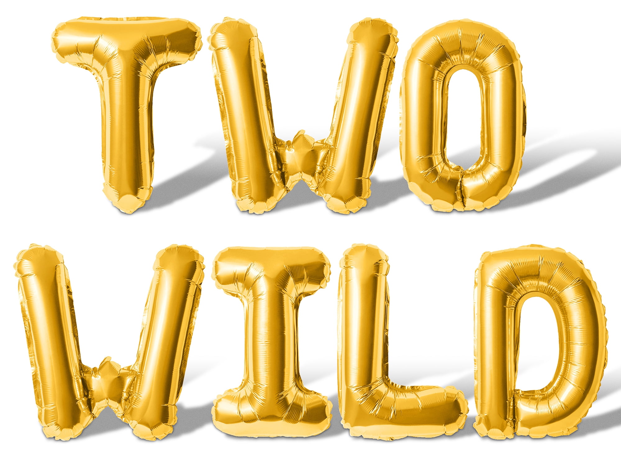 Letter Balloons - TWO WILD 16" Inch Alphabet Letters Foil Mylar Balloon ...