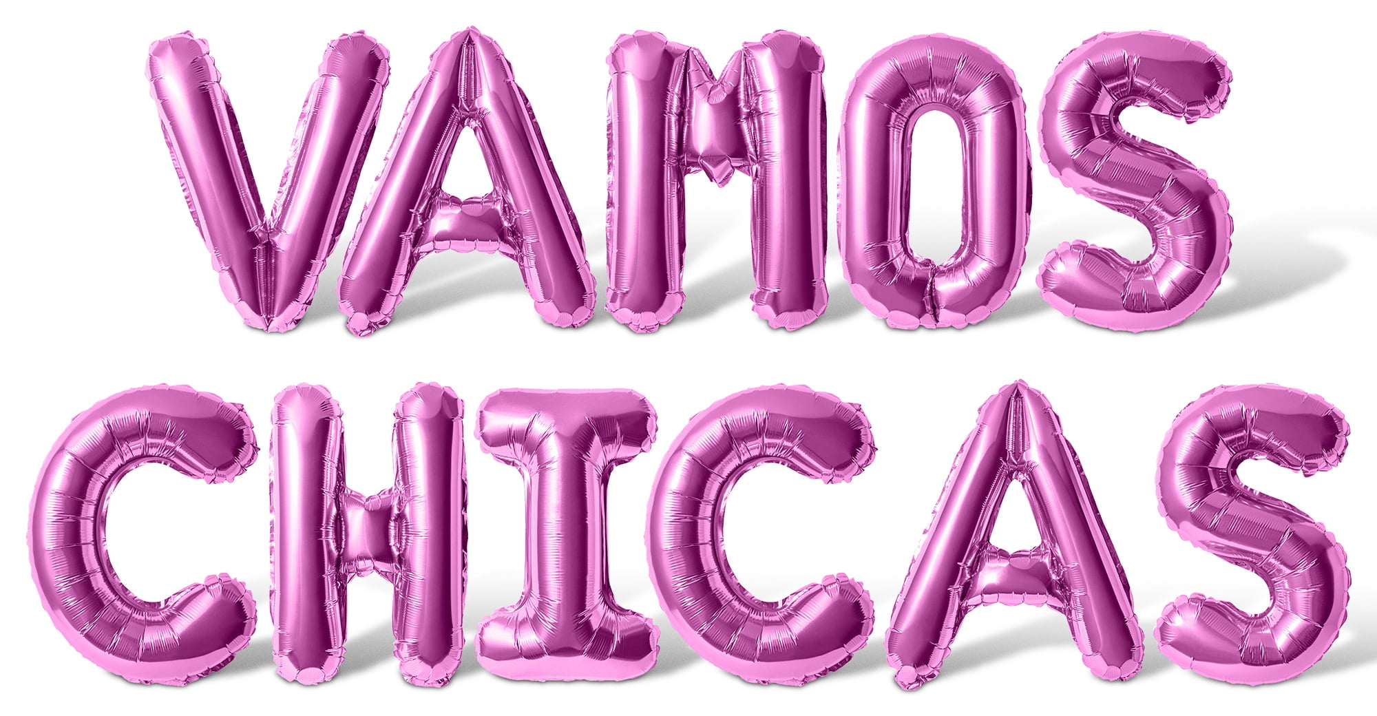 Letter Balloons - VAMOS CHICAS 16" Inch Alphabet Letters Foil Mylar Balloon Bachelorette or ...