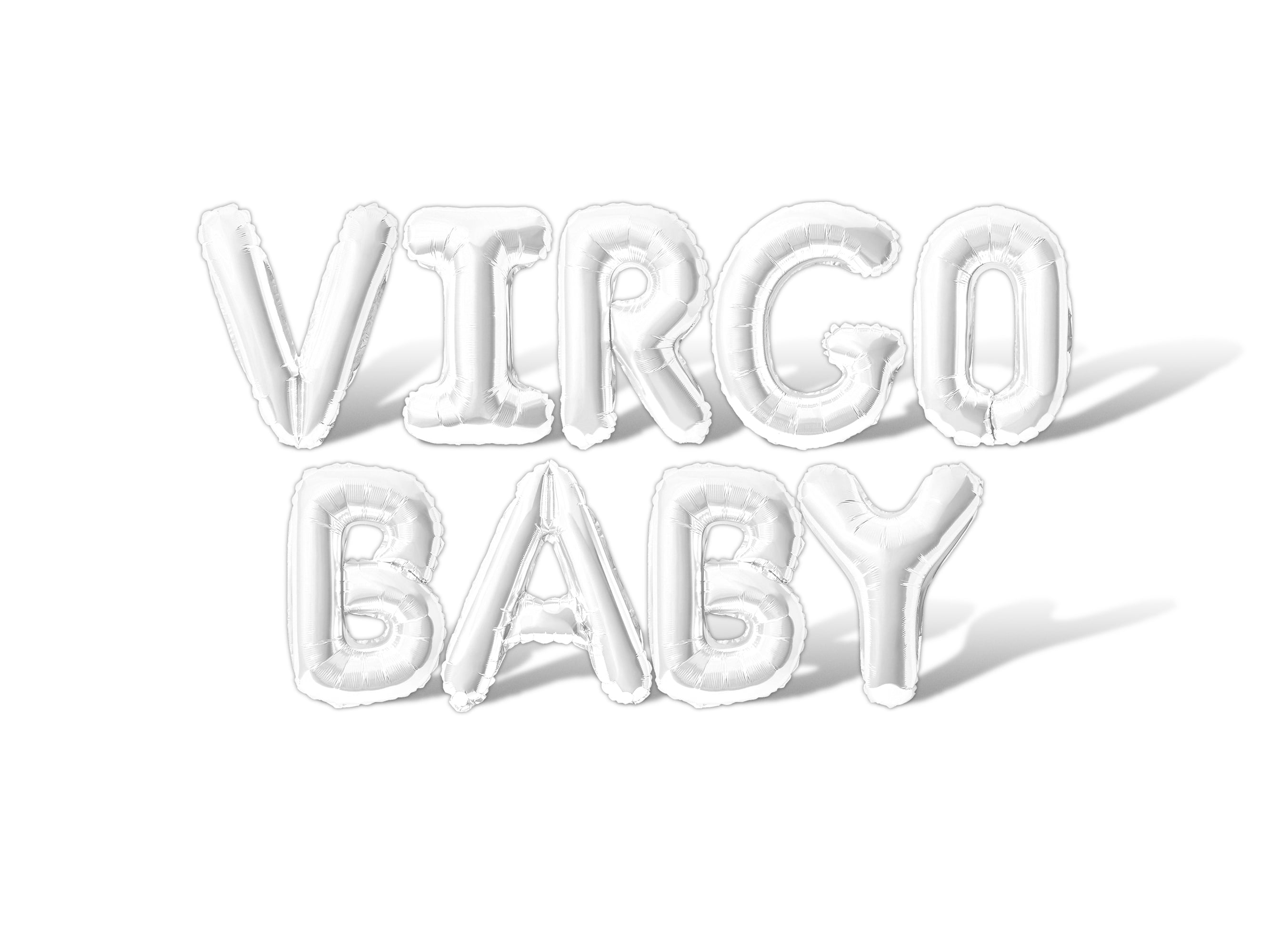 Letter Balloons - VIRGO BABY 16" Inch Alphabet Letters Foil Mylar ...