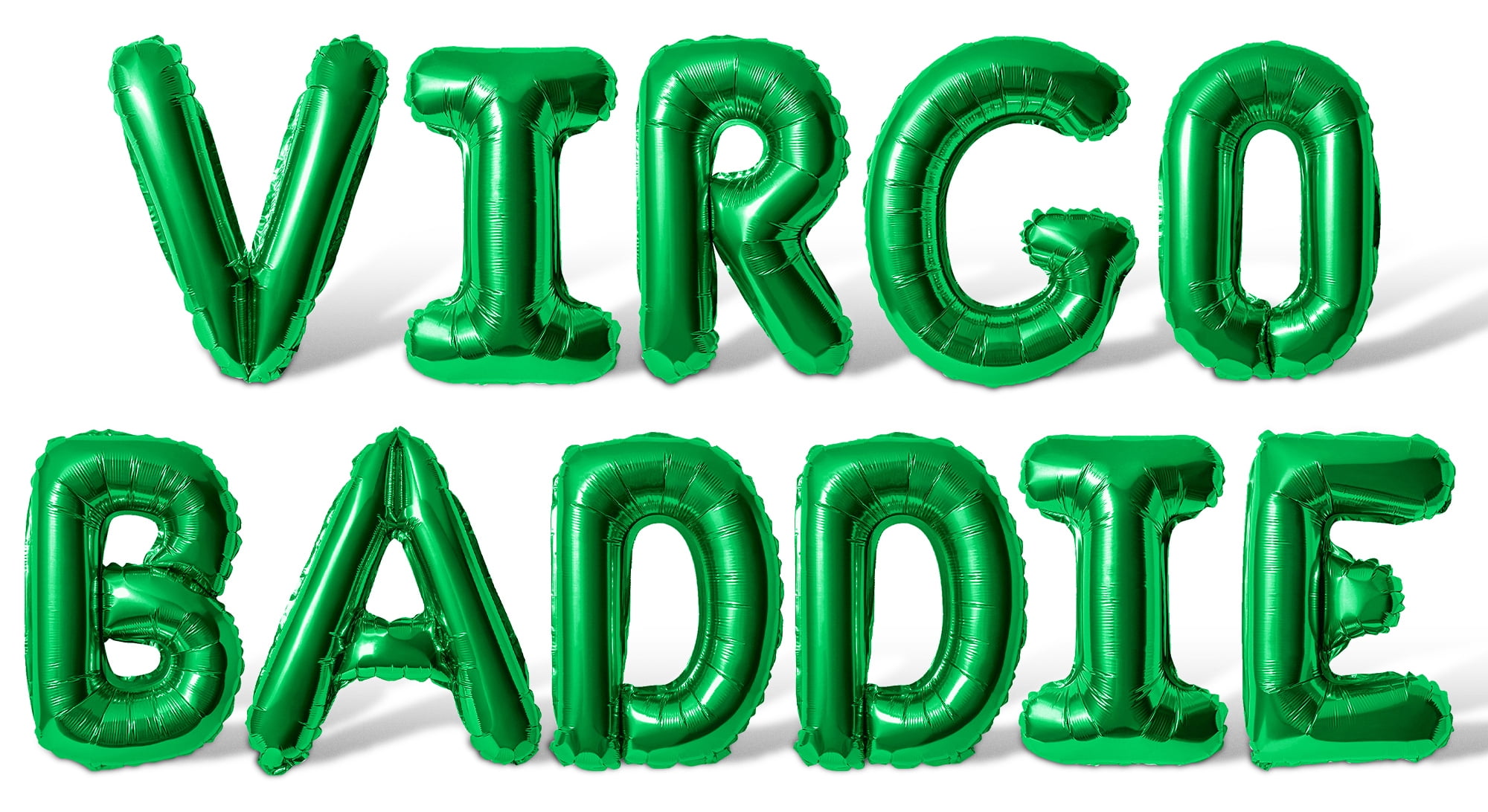 Letter Balloons - VIRGO BADDIE 16" Inch Alphabet Letters Foil Mylar ...