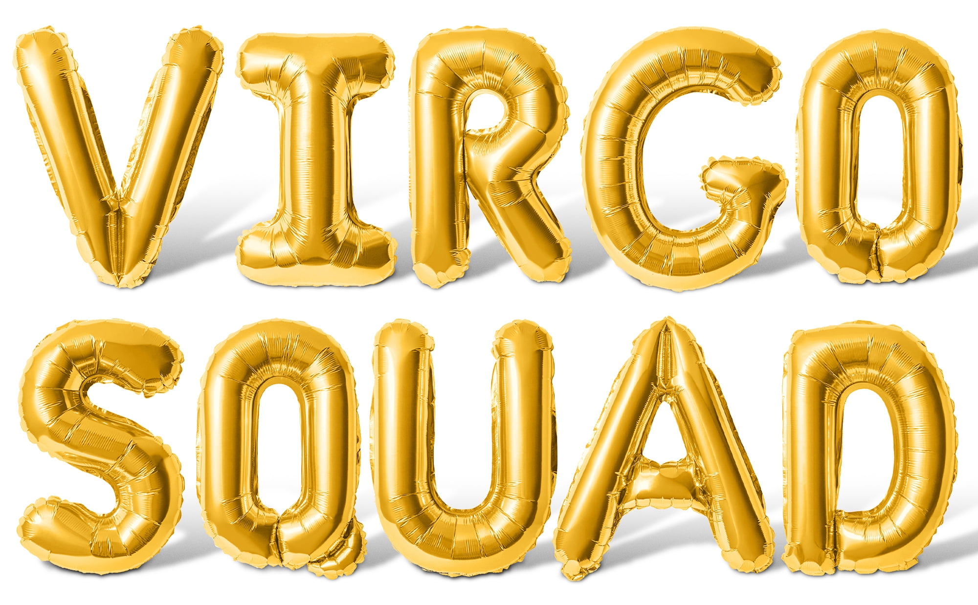 Letter Balloons - VIRGO SQUAD 16" Inch Alphabet Letters Foil Mylar ...
