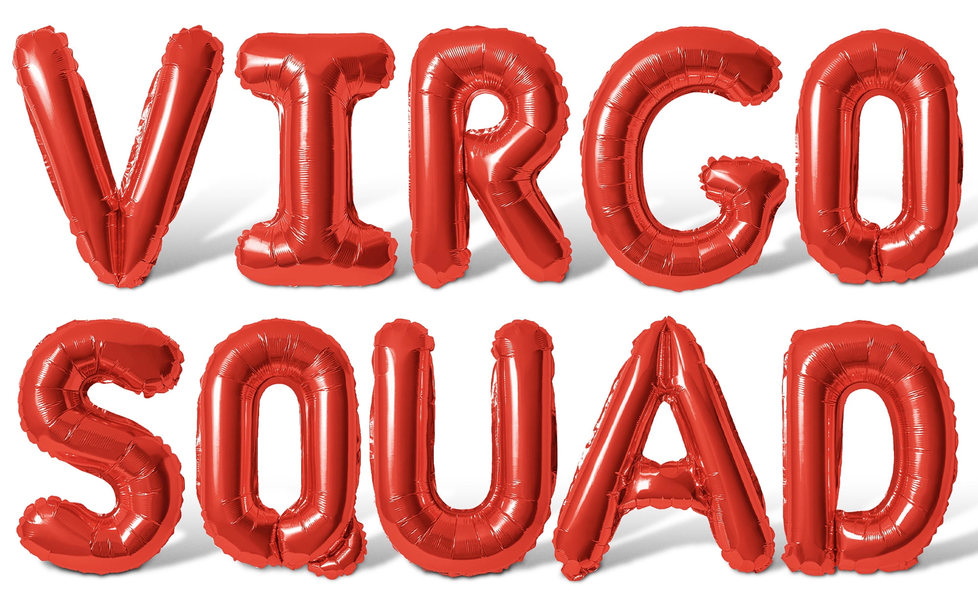 Letter Balloons - VIRGO SQUAD 16" Inch Alphabet Letters Foil Mylar ...