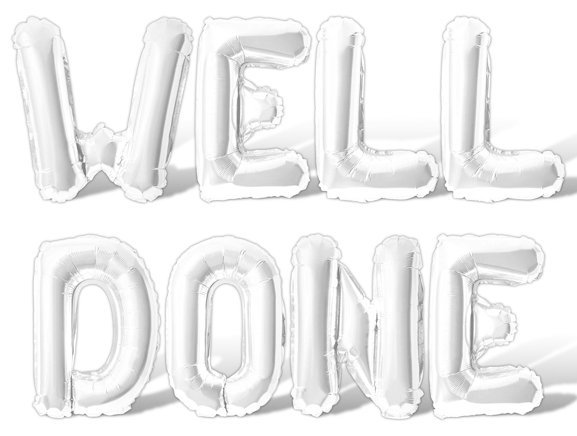 Letter Balloons - WELL DONE 16" Inch Alphabet Letters Foil Mylar ...