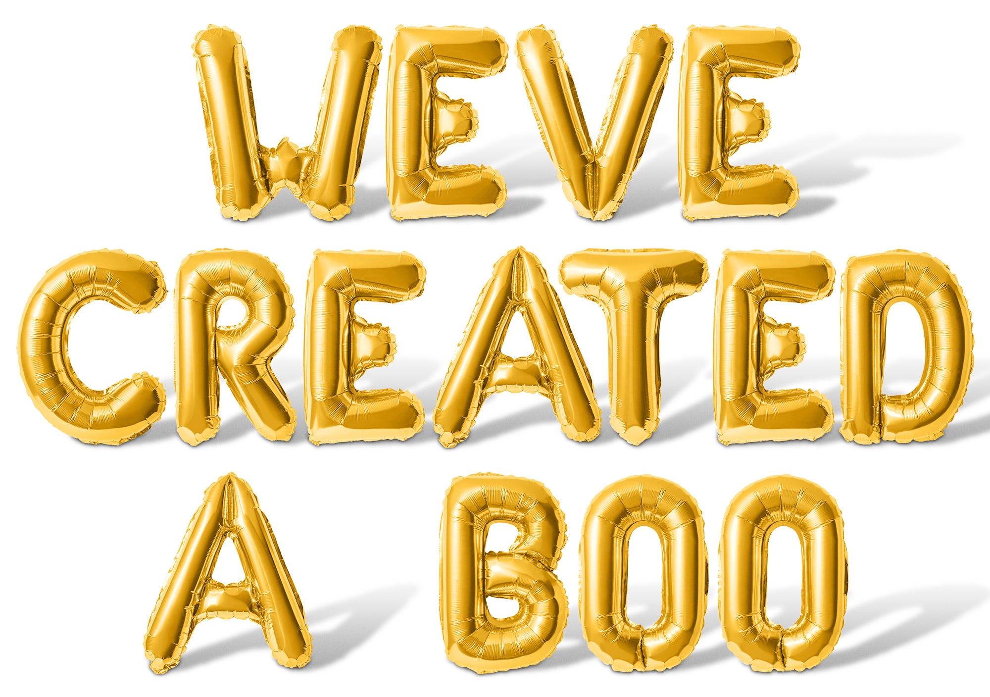 Letter Balloons - WEVE CREATED A BOO 16" Inch Alphabet Letters Foil ...