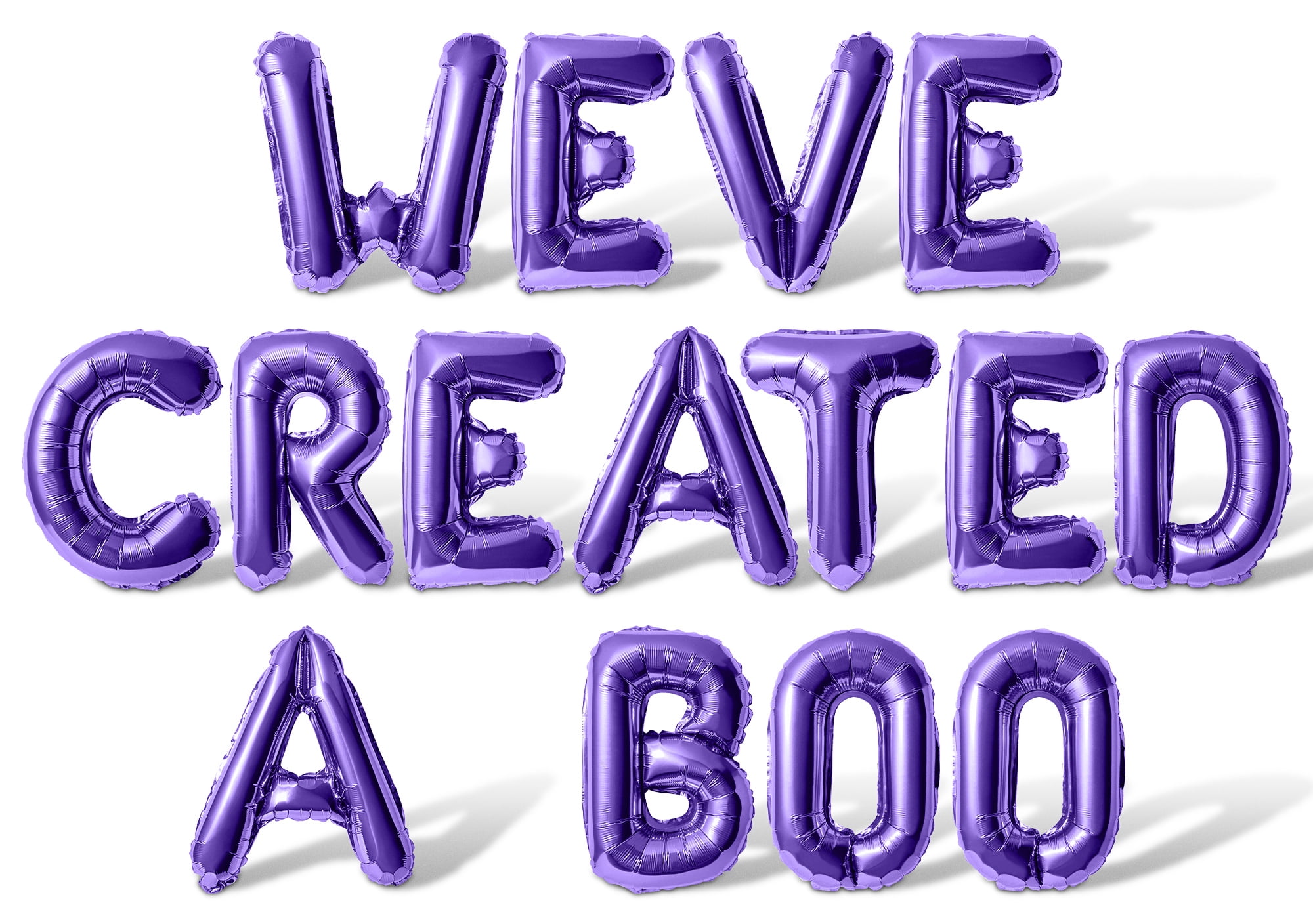 Letter Balloons - WEVE CREATED A BOO 16" Inch Alphabet Letters Foil ...