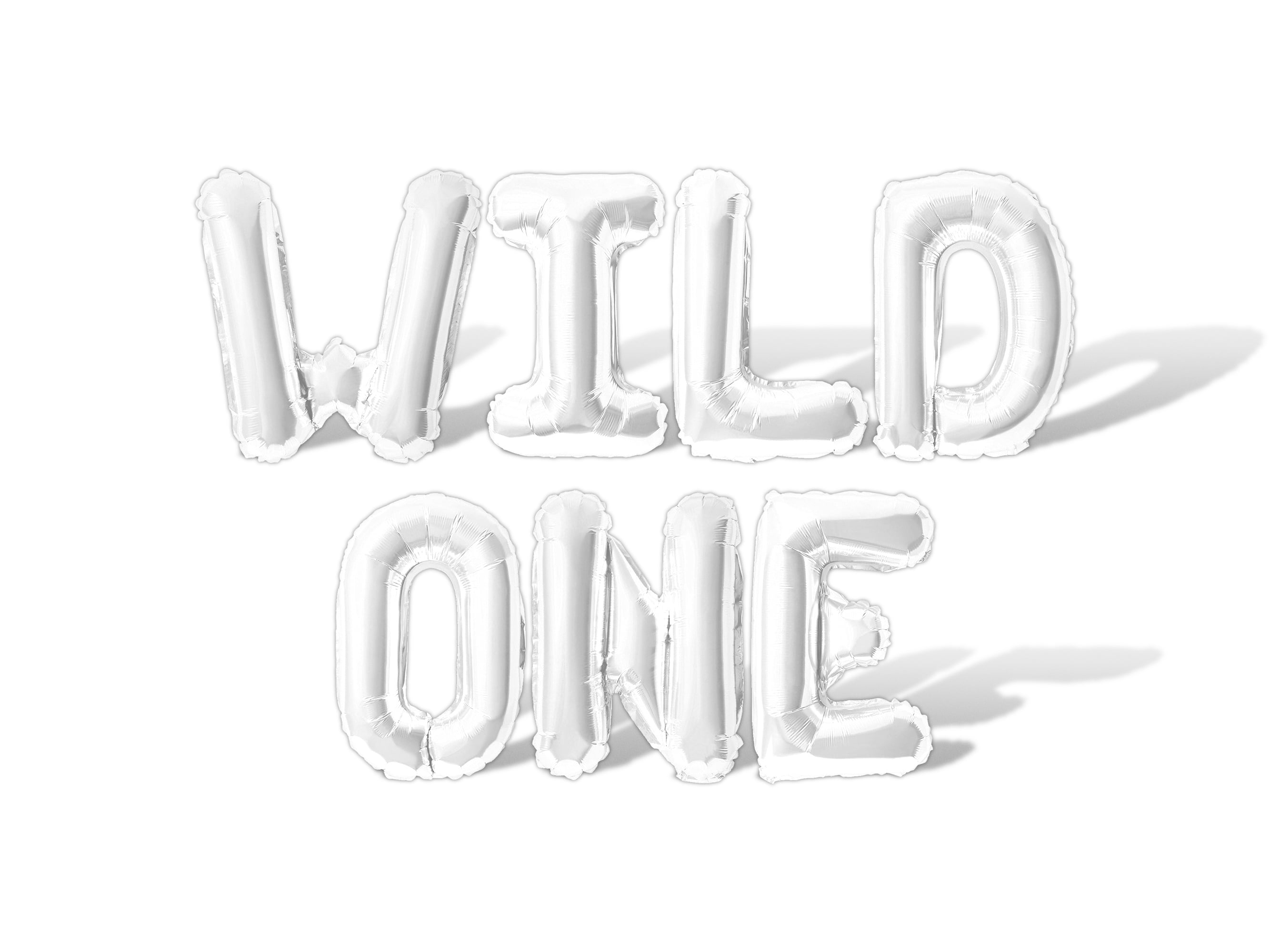 Letter Balloons - WILD ONE 16" Inch Alphabet Letters Foil Mylar Balloon ...