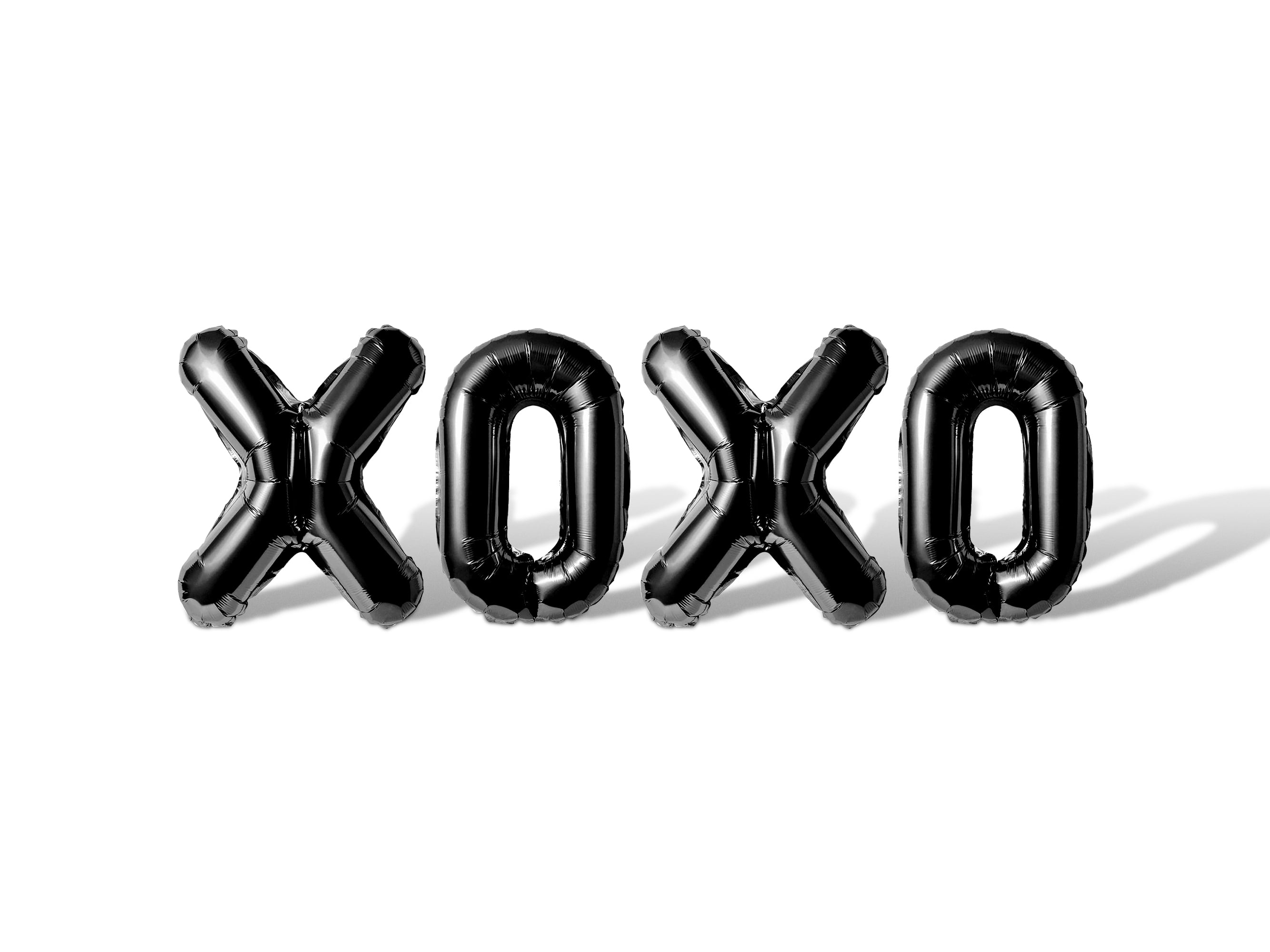 Letter Balloons - XOXO 16" Inch Alphabet Letters Foil Mylar Balloon ...