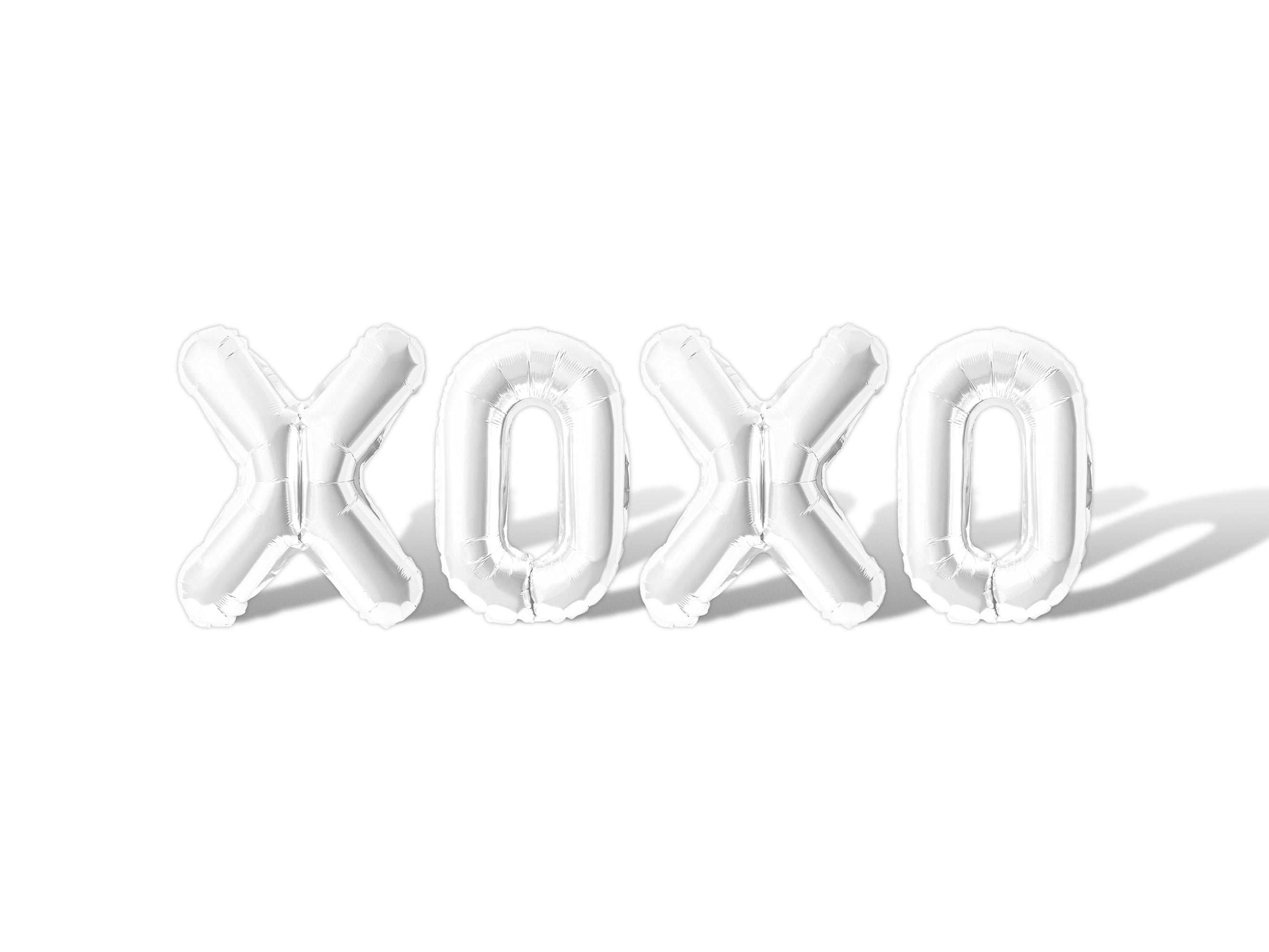 Letter Balloons - XOXO 16" Inch Alphabet Letters Foil Mylar Balloon ...