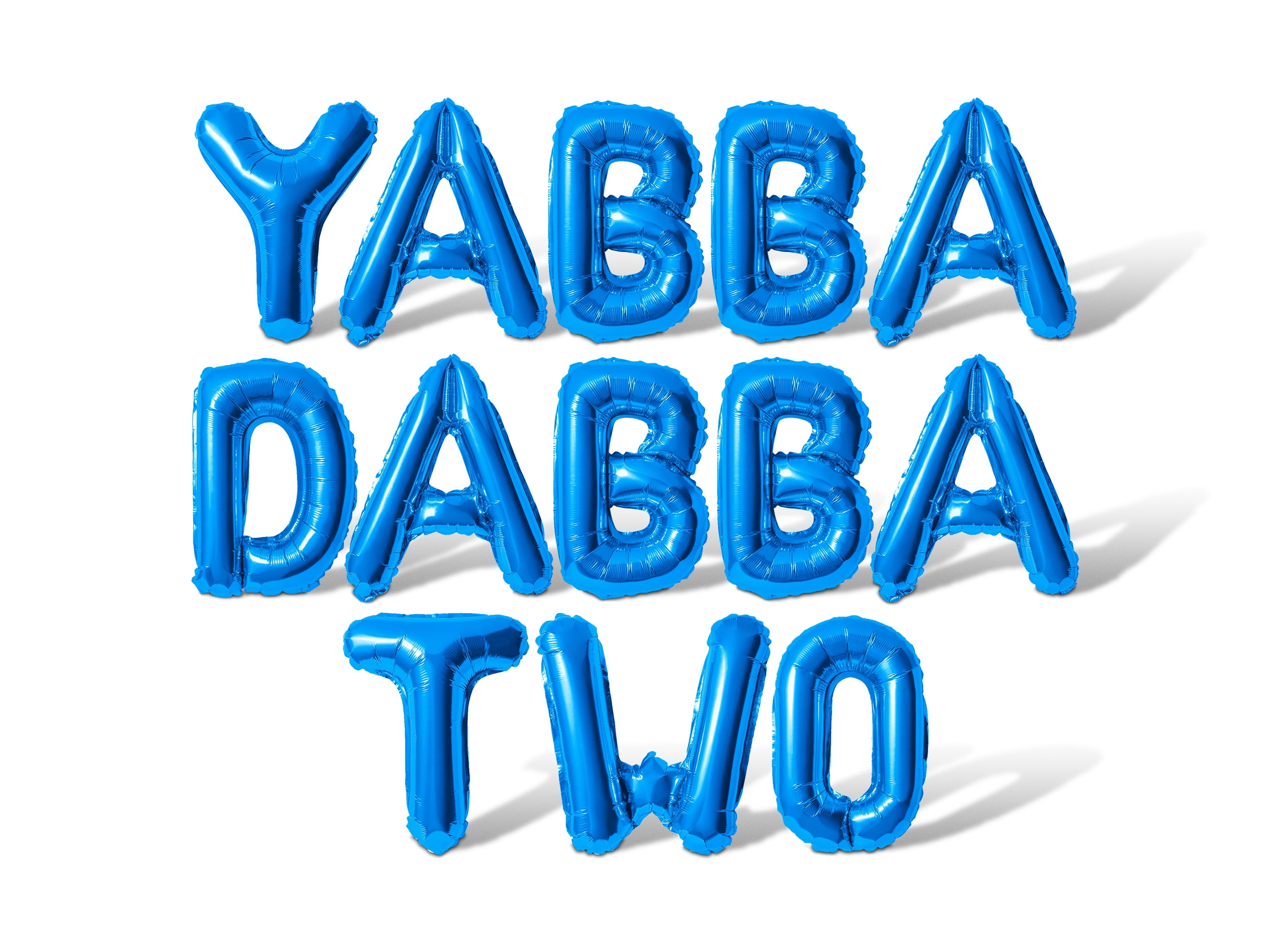 Letter Balloons - YABBA DABBA TWO 16" Inch Alphabet Letters Foil Mylar ...