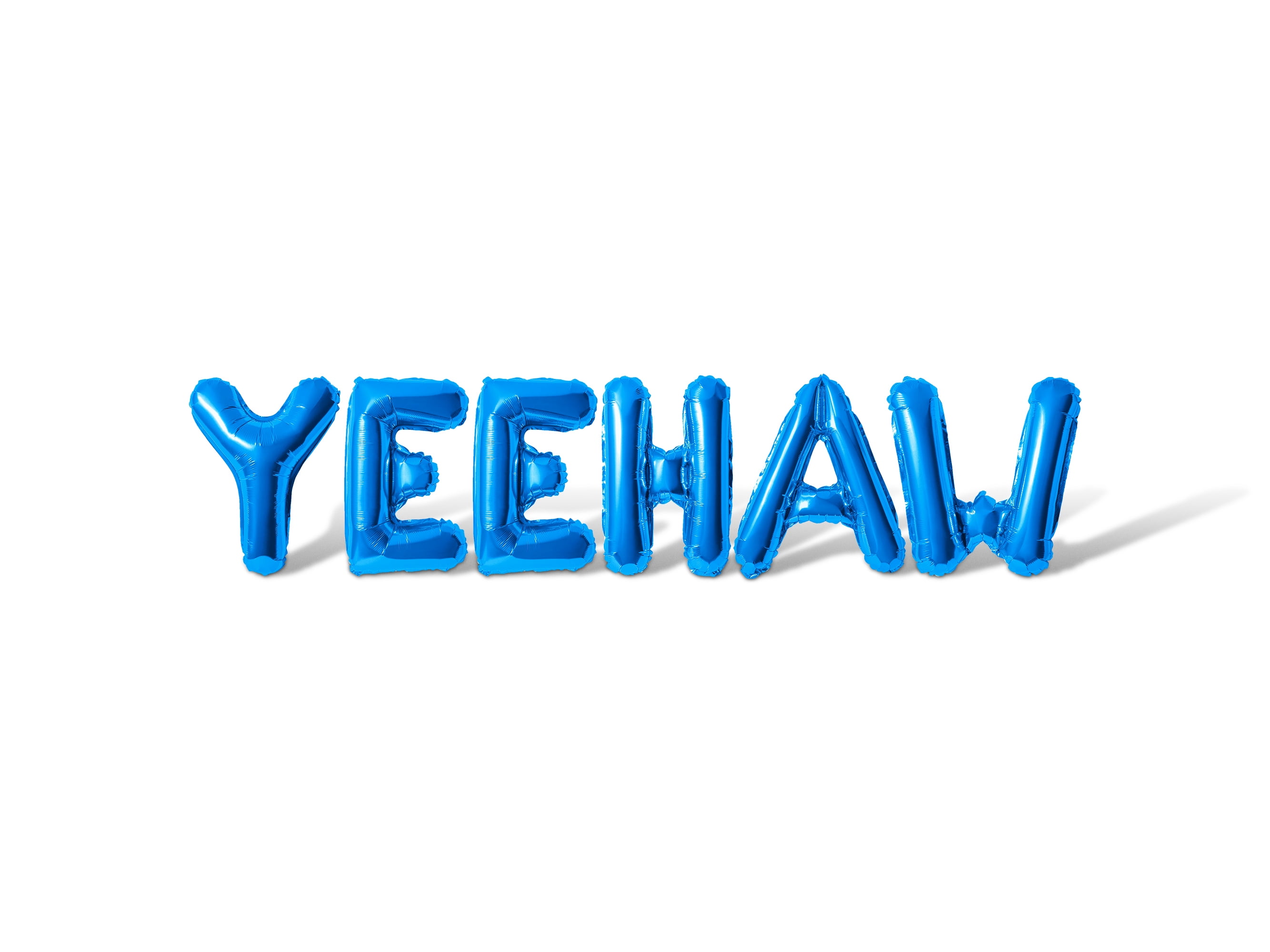 Letter Balloons - YEEHAW 16" Inch Alphabet Letters Foil Mylar Balloon ...
