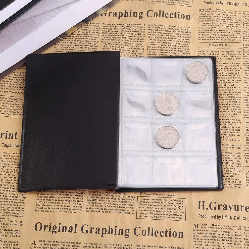 Coin Collection Book，Coin Display Album，10 Page 120 Pockets World Coin ...