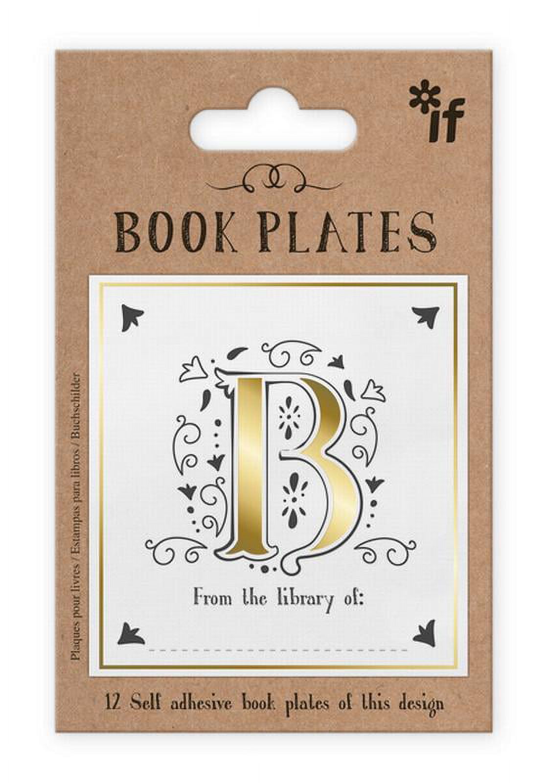 Letter Book Plates Letter B (Other) - Walmart.com
