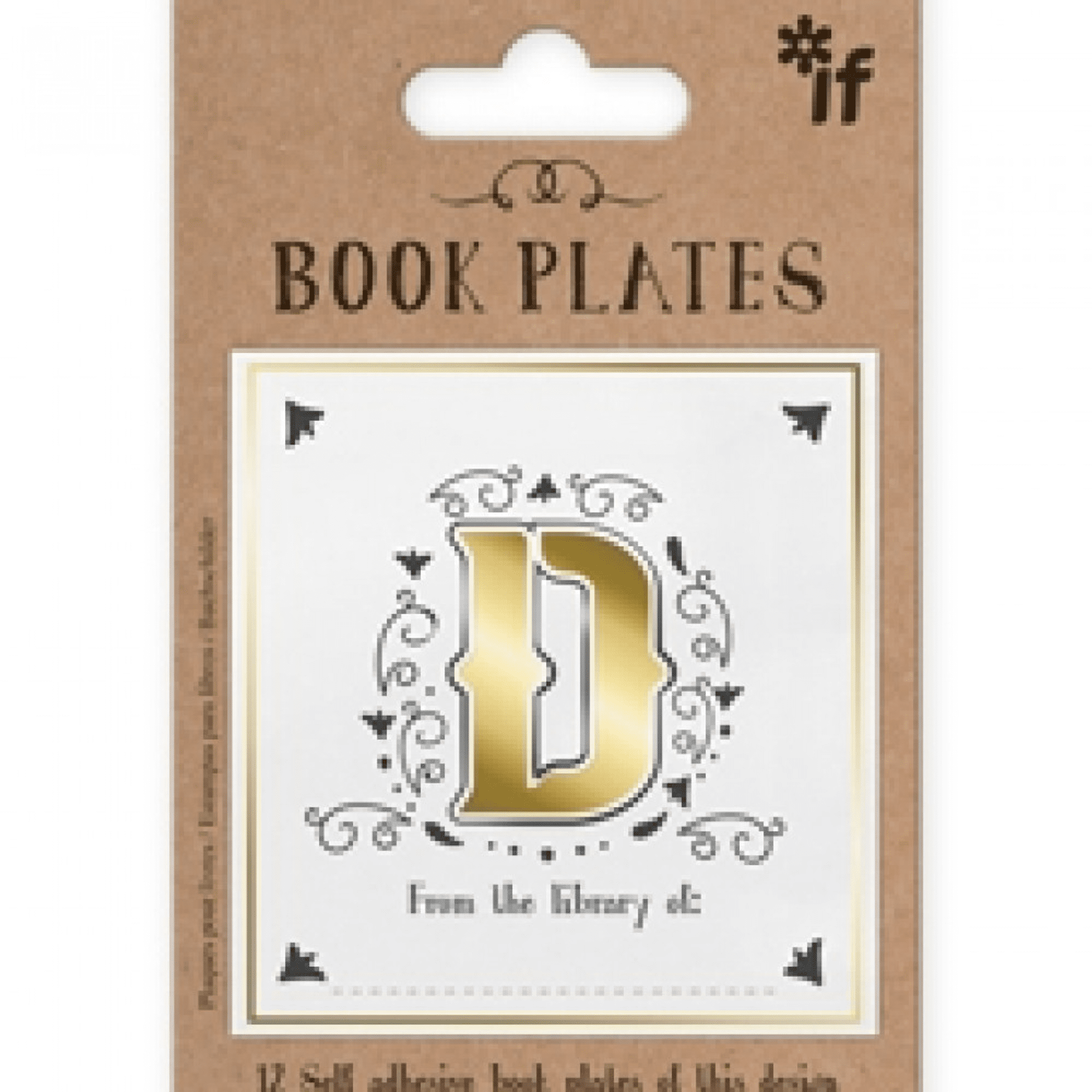 Letter Book Plates Letter[ D ] - Walmart.com