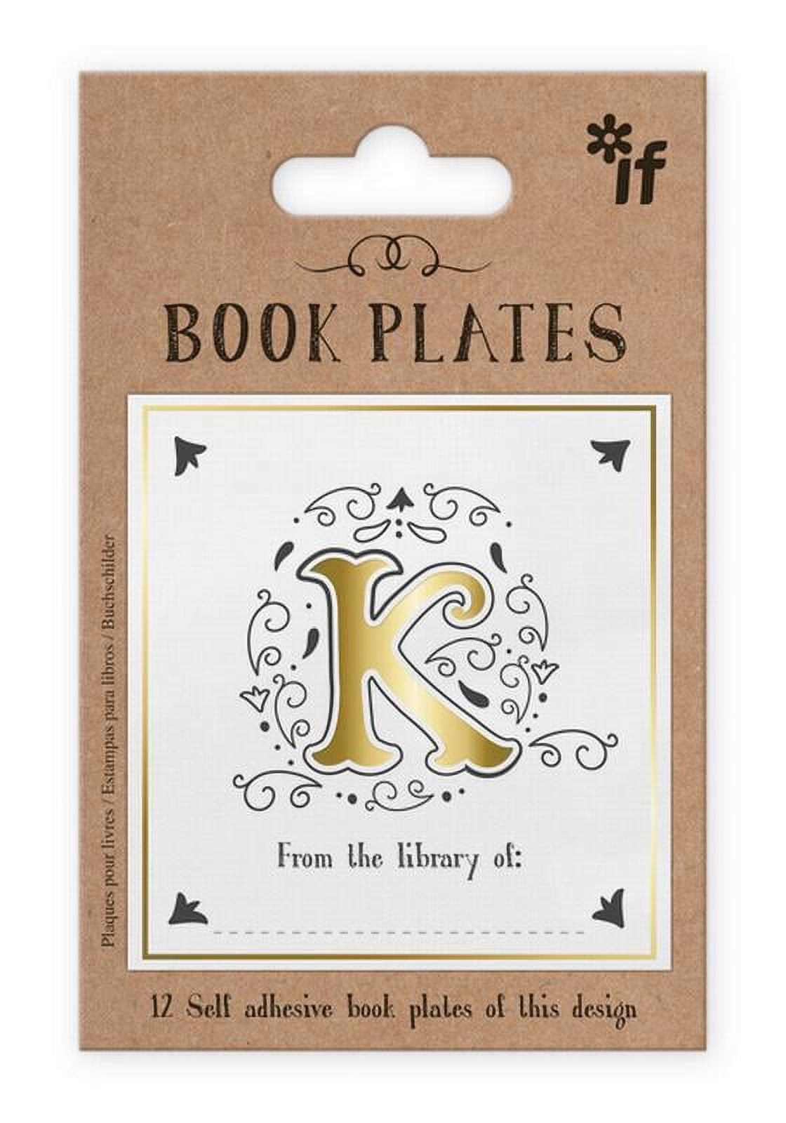 Letter Book Plates Letter K (Other) - Walmart.com
