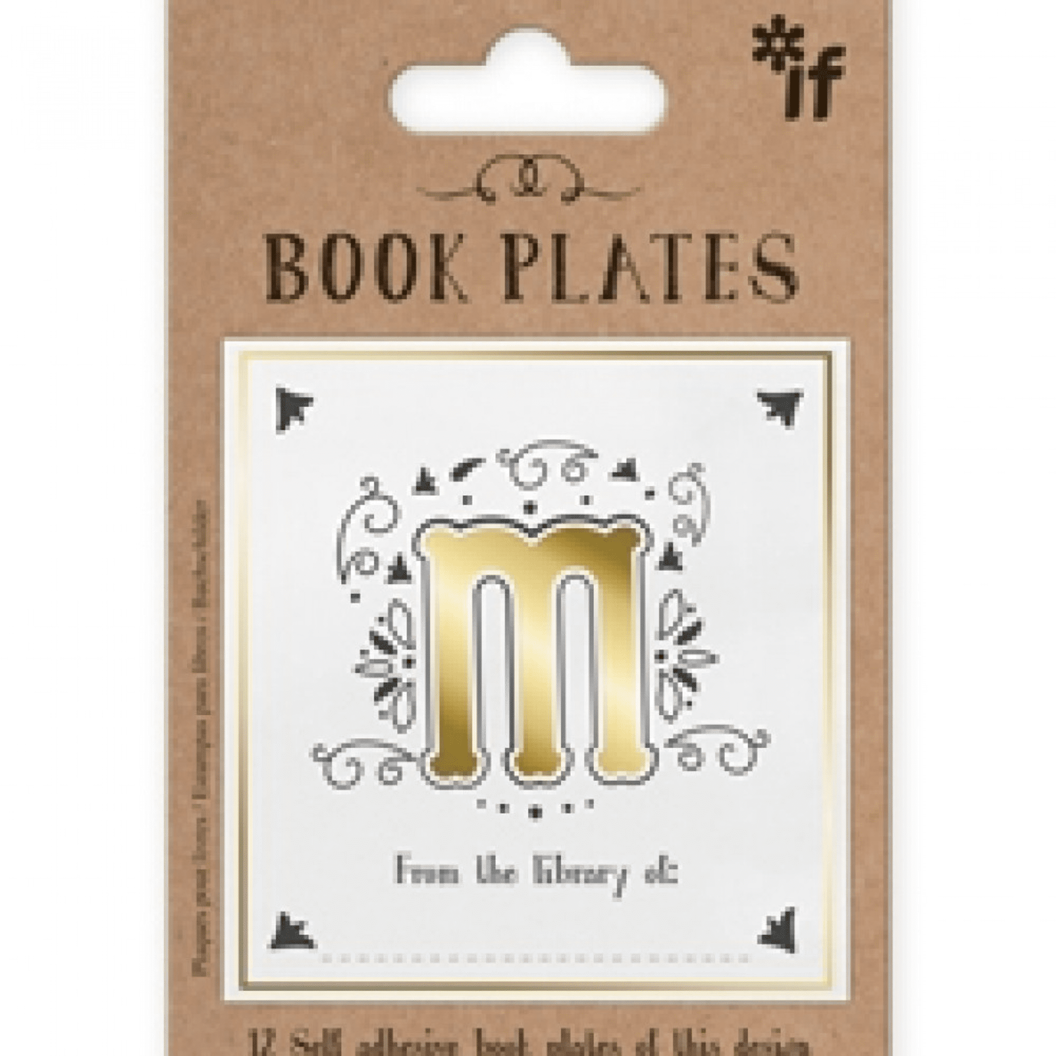 Letter Book Plates Letter[ M ] - Walmart.com