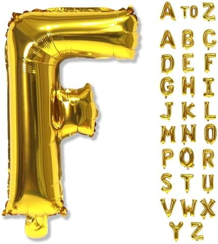 Letter Boons Gold, 40 Inch Alphabet Name Boons, Large Self Inflating ...